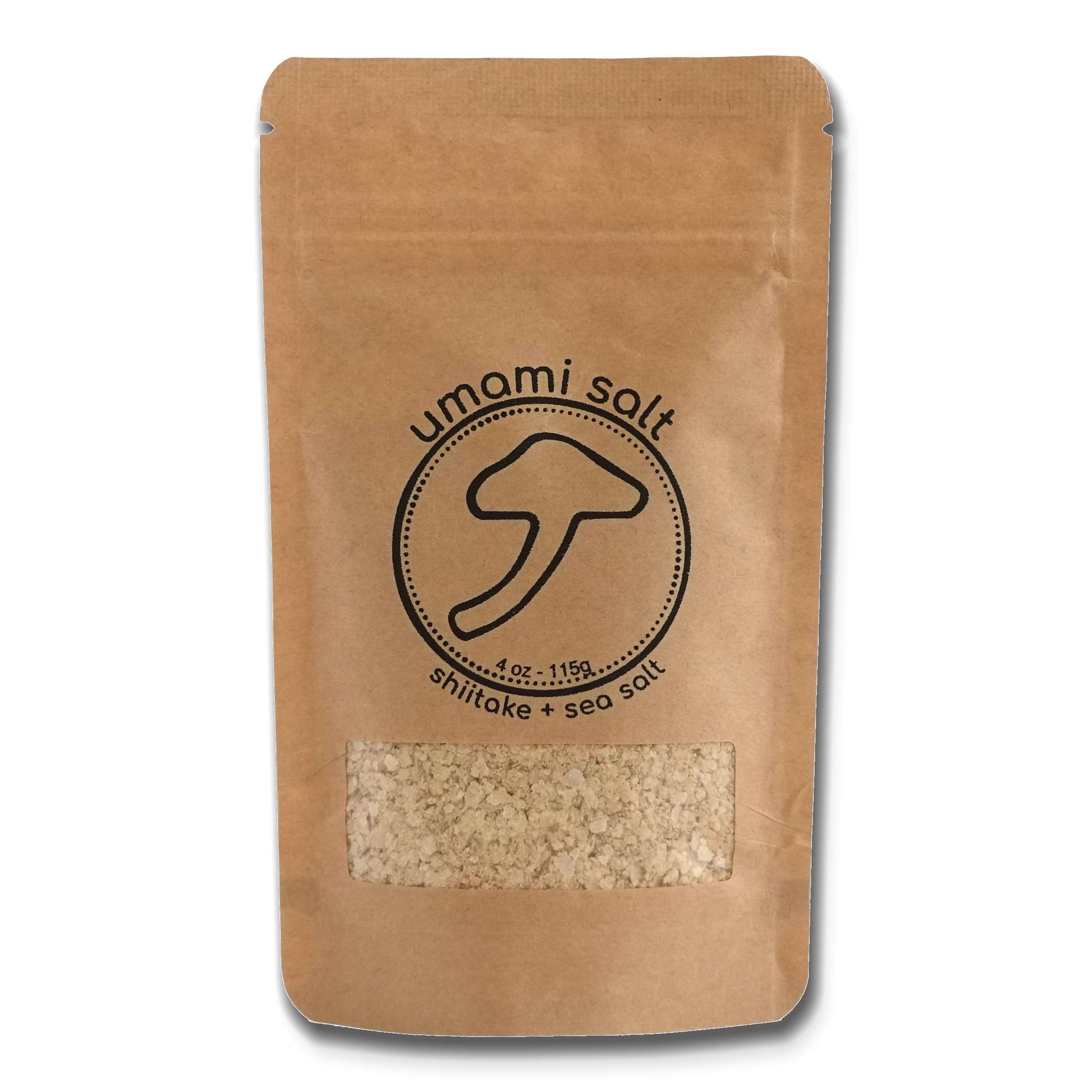 Umami Salt, Shiitake Mushroom DMF15 Kosher Flake Sea Salt, Perfect for Seasoning or Finishing ...
