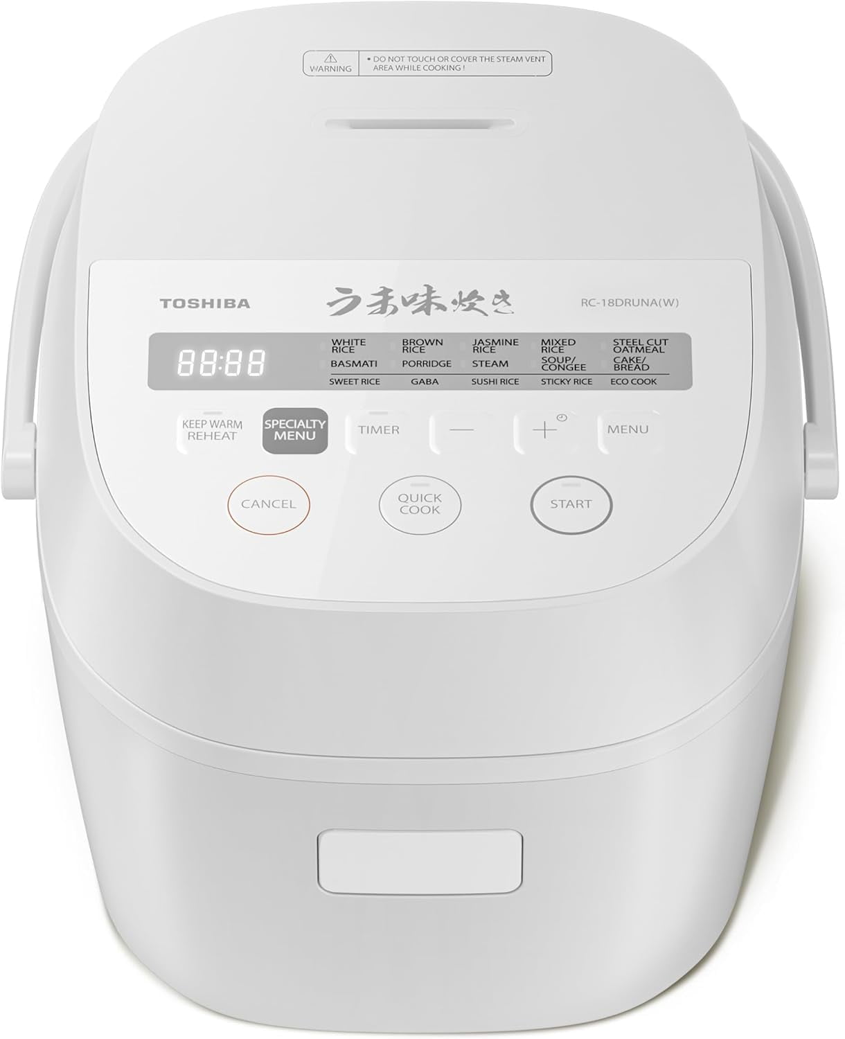 Umami Smart Rice Cooker 10-Cup Uncooked, Fuzzy Logic, 15-in-1 Functions ...