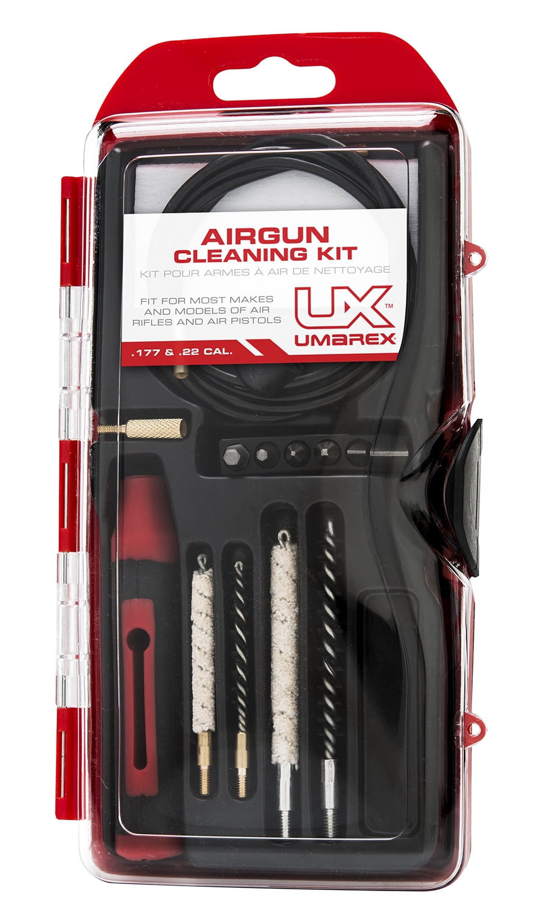 Umarex Air Gun Cleaning Kit for .177 and .22 Cal with Flexible Rod and ...