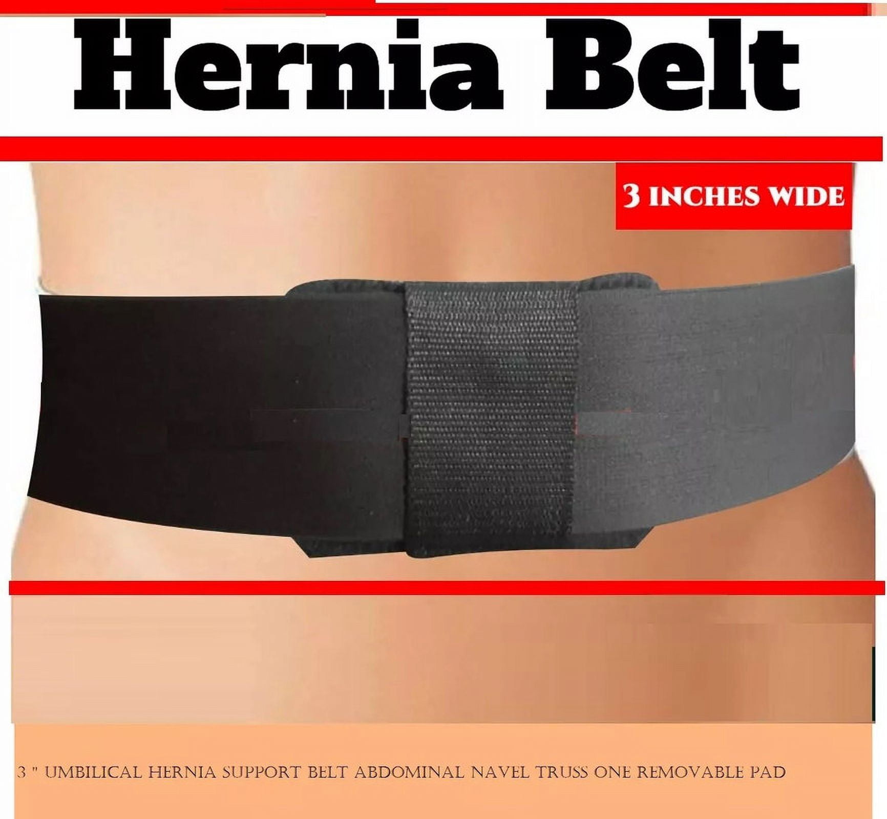Umbilical Hernia Belt for Men and Women - Abdominal Support Binder with Compression Pad - Navel ...