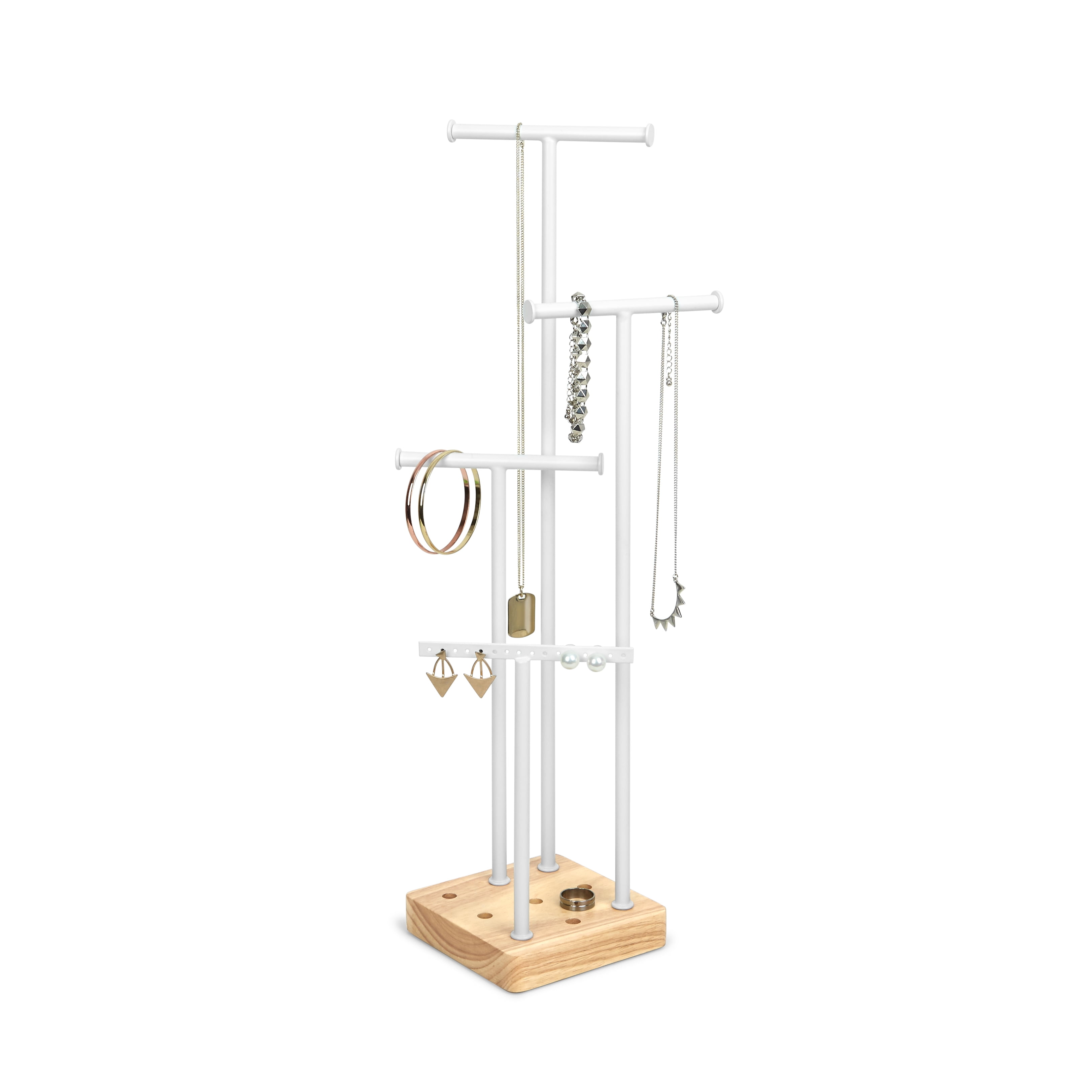 Umbra Acro Jewelry Tree, White/Natural - Walmart.com