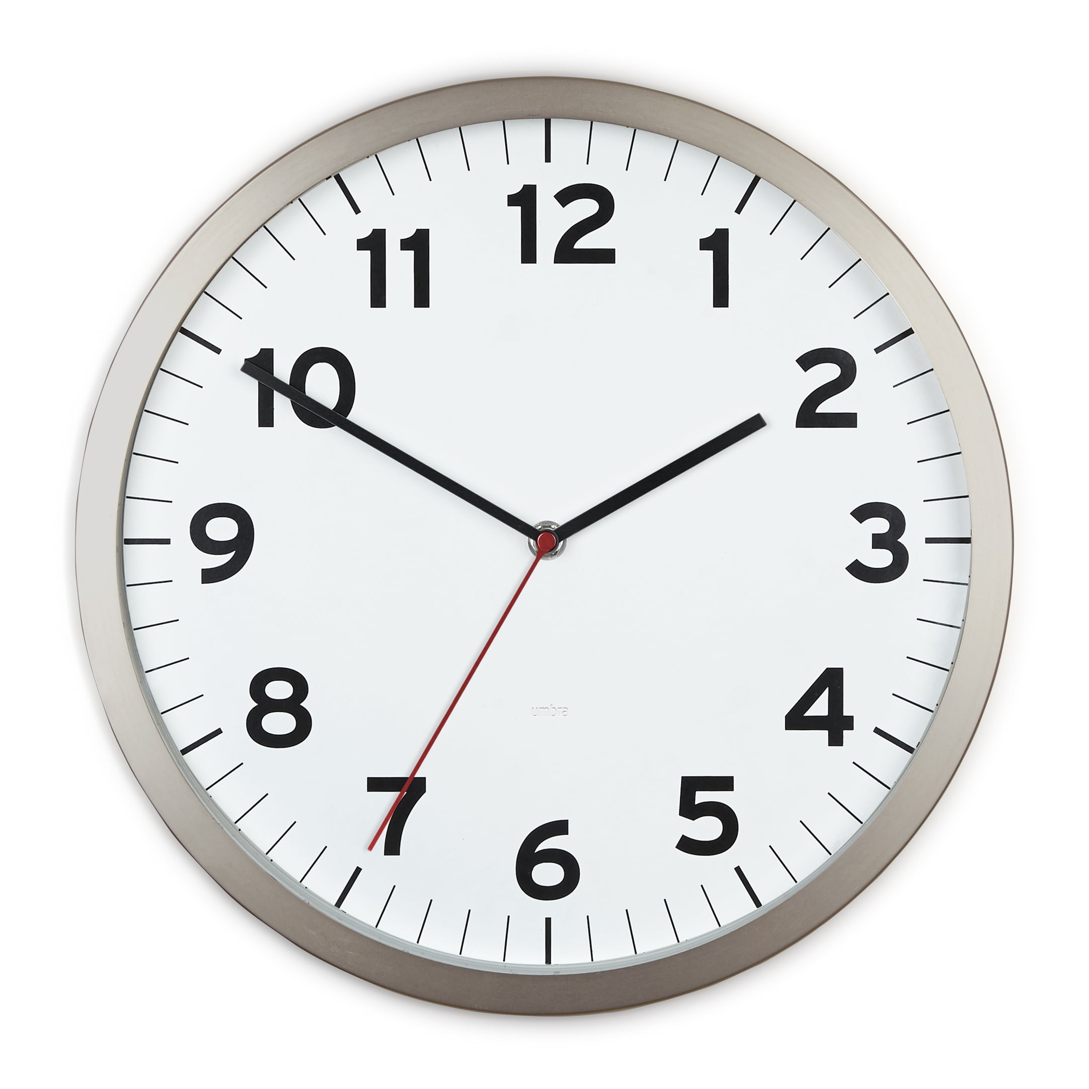Umbra Anytime Wall Clock, White - Walmart.com