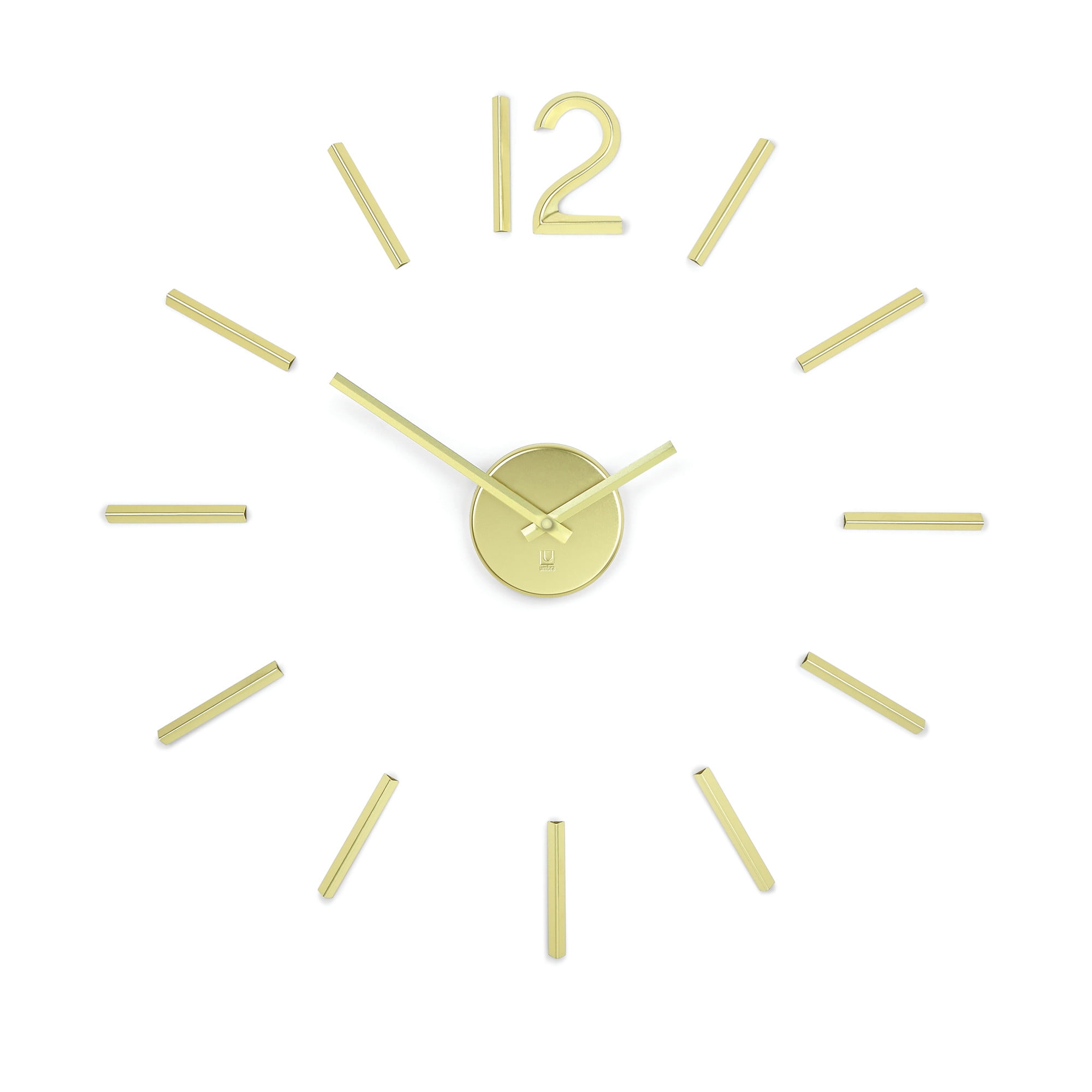 Umbra Blink DIY Wall Clock, Brass - Walmart.com