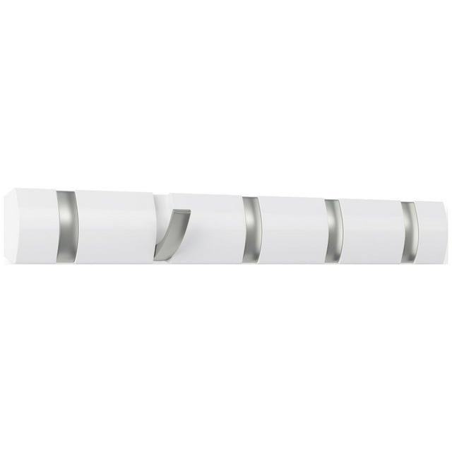 Umbra Flip 5 Hook Wall Mounted Coat Rack White - Walmart.com