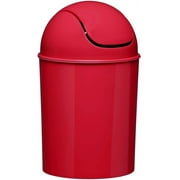 Red Garbage Can