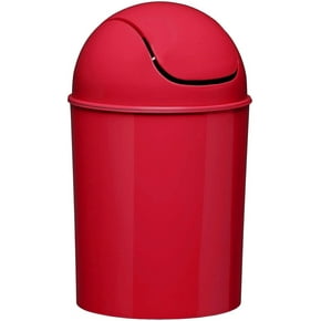 Red Trash Can