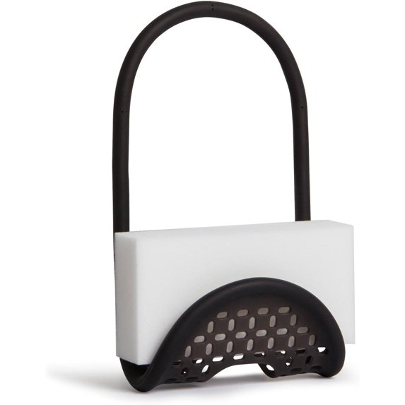 Umbra Sling Kitchen Sink Accessory, Single-Sided Sponge Holder, Black ...