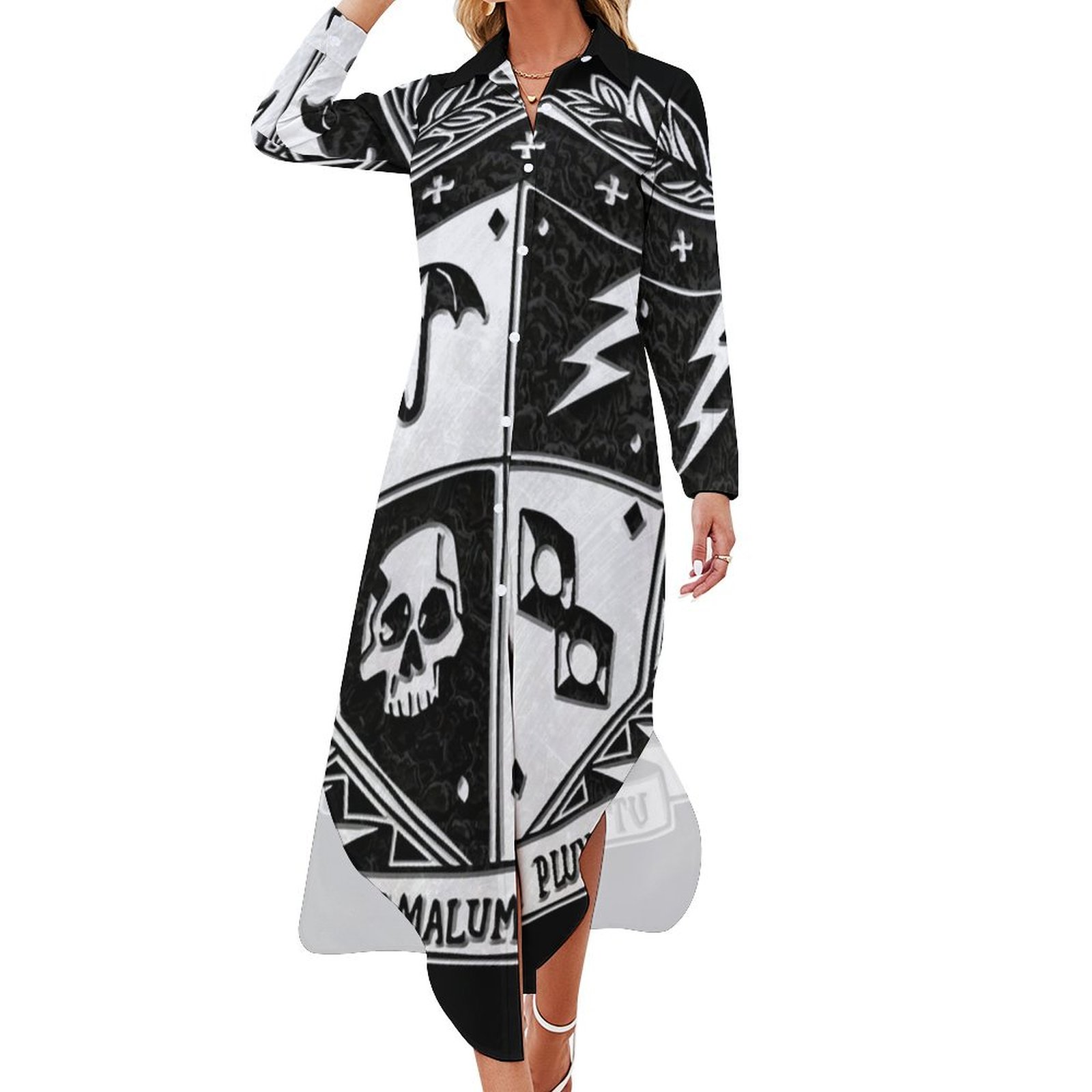 Umbrella Academy Crest (Variant) Long Sleeved Shirt Dress Woman dresses ...