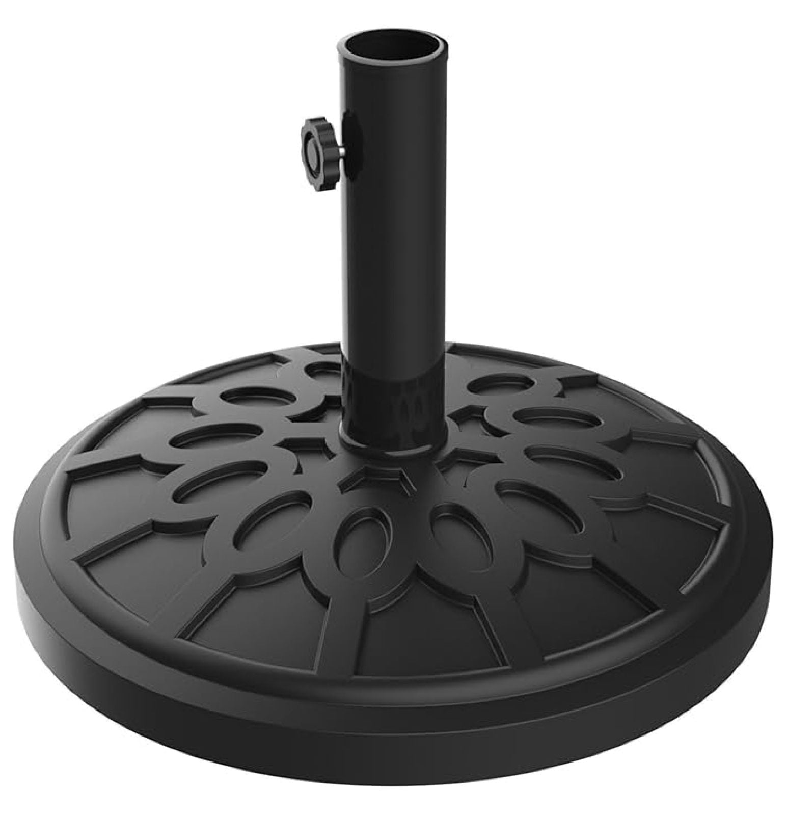 Umbrella Base - 19lbs Heavy Duty Outdoor Stand for Patio, Black ...