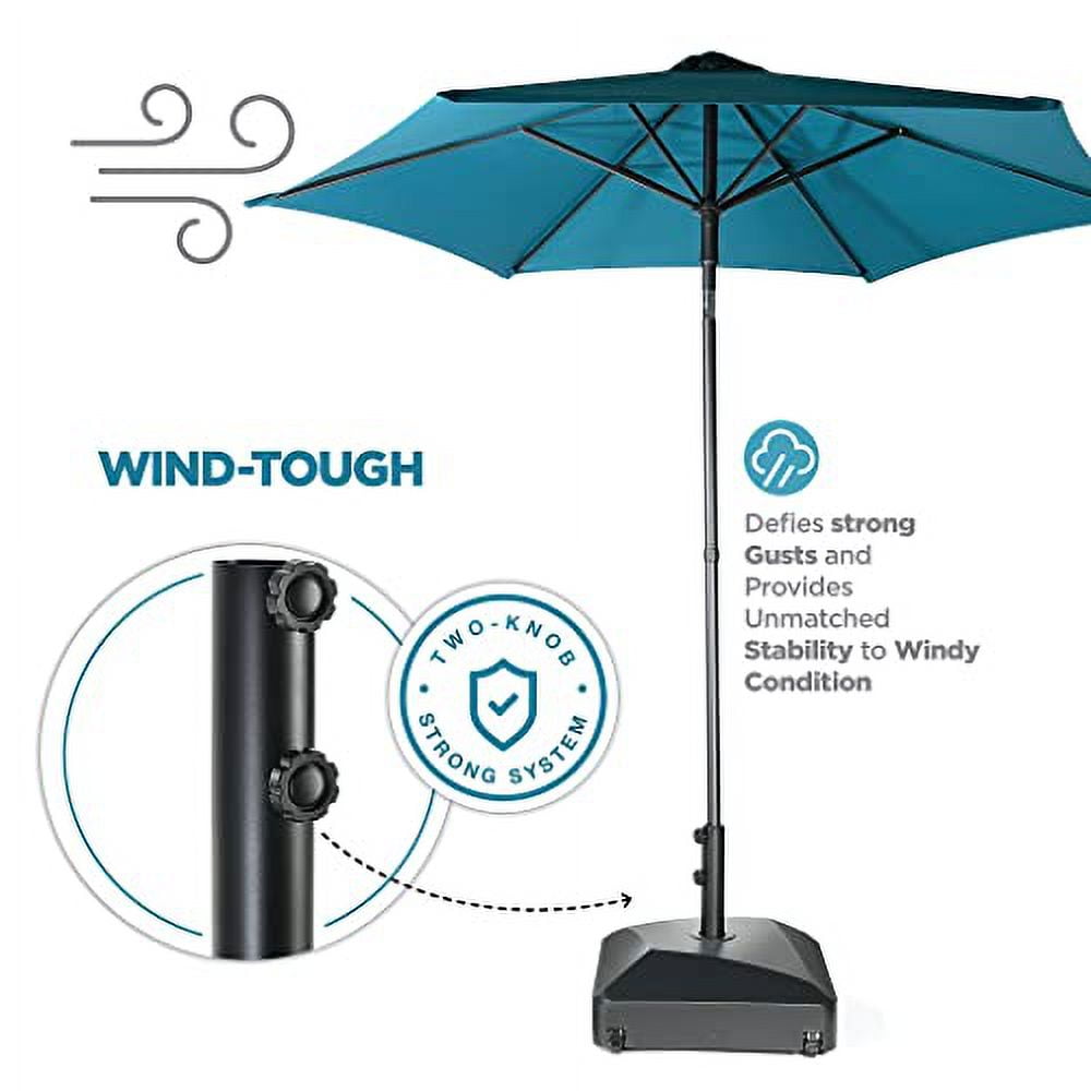 Umbrella Base - Fillable Umbrella Pole Holder with Heavy Duty Windproof ...