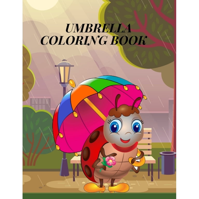 Umbrella Coloring Book Page