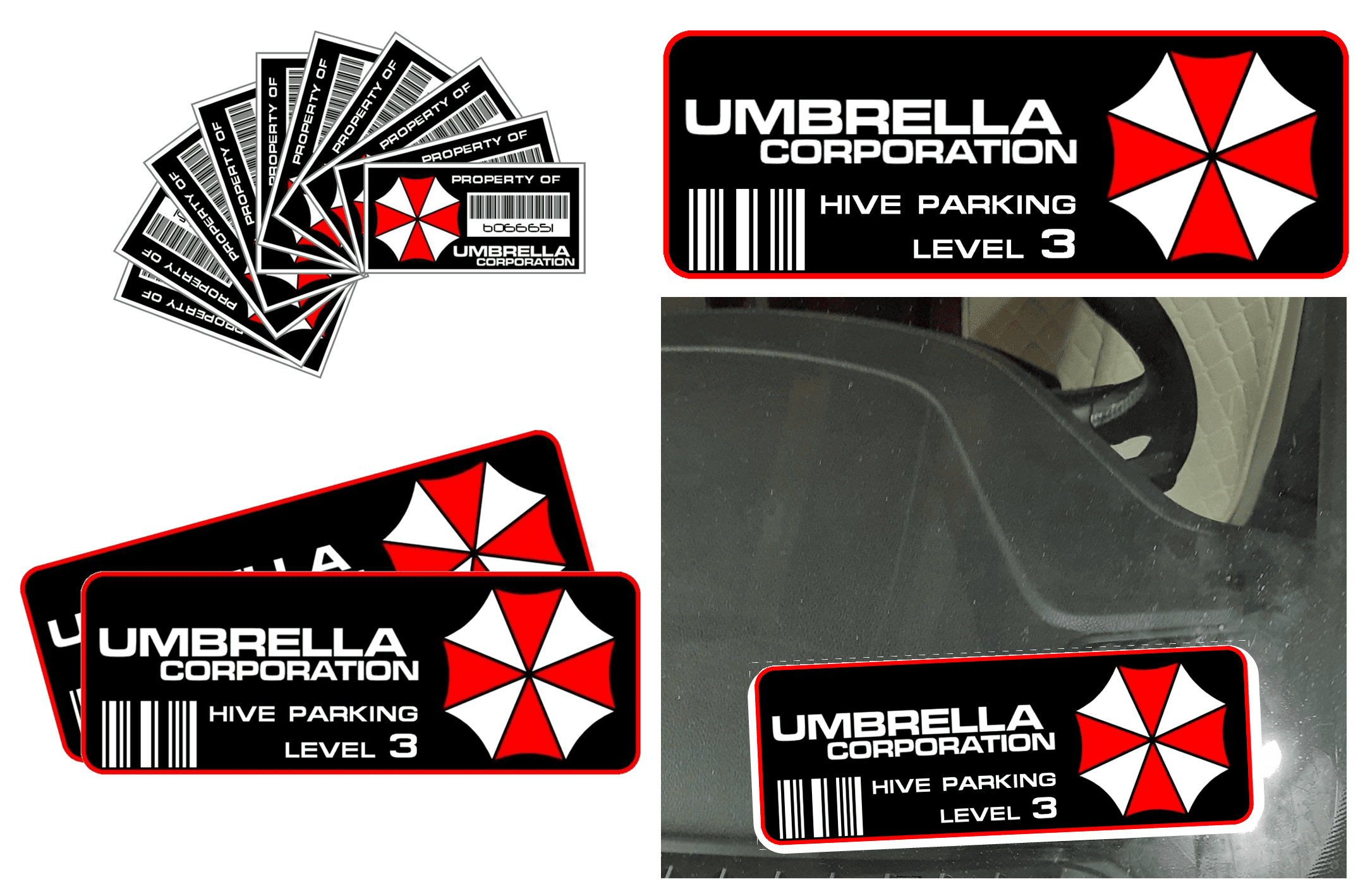 Umbrella Corporation Mega-Bundle - Stickers - Decal - Asset Tags - 13 ...