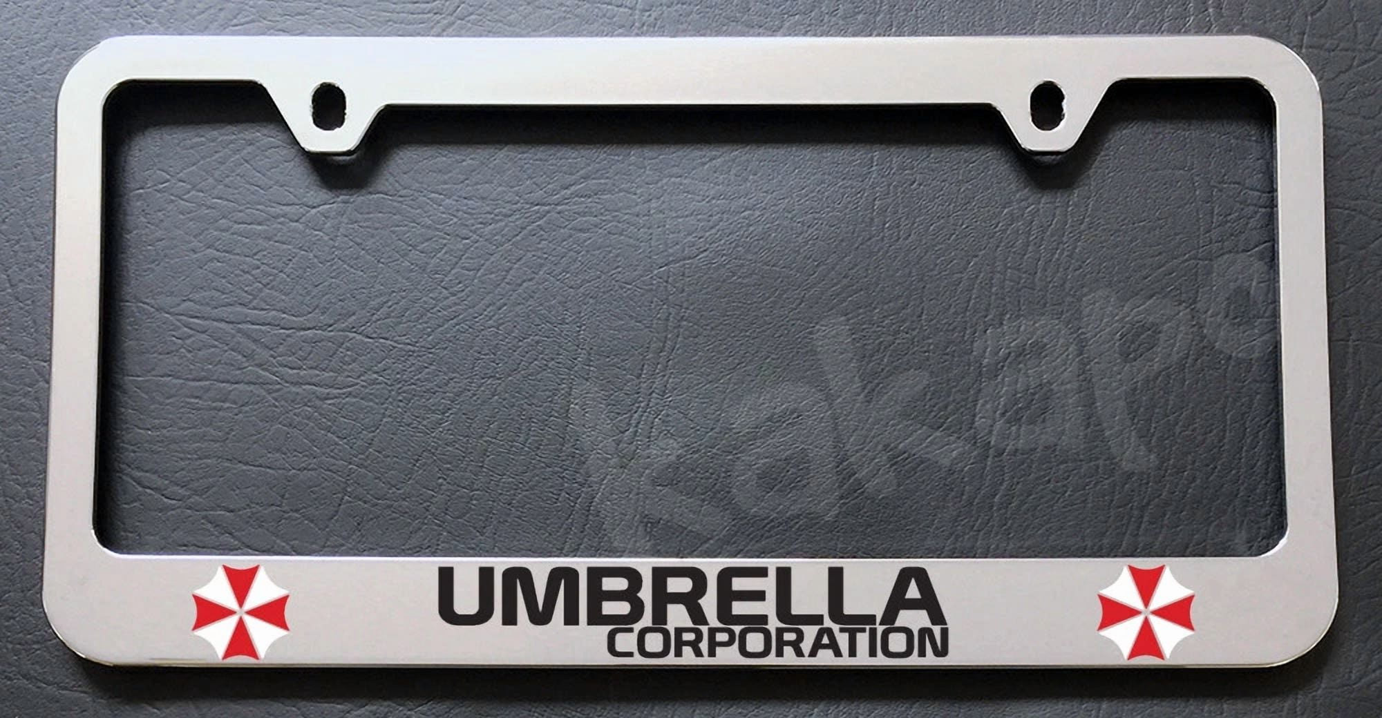 Umbrella Corporation Resident Evil Chrome License Plate Frame - Walmart.com