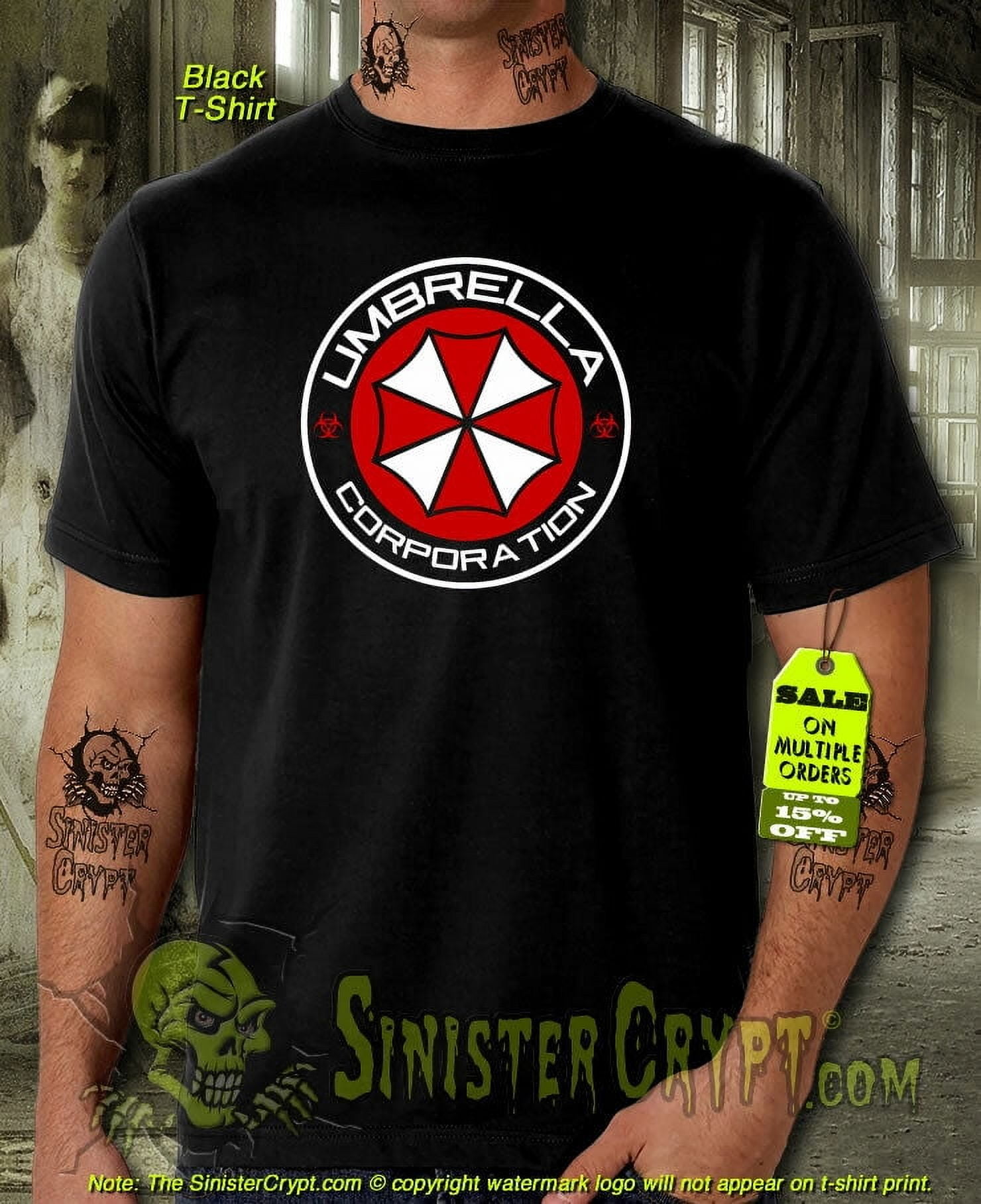 Umbrella Corporation t-shirt UBCS Resident Evil T-Virus, sizes: Small ...