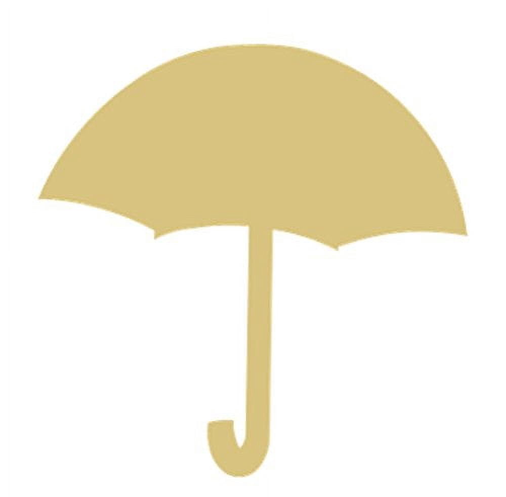 Umbrella Cutout Unfinished Wood Spring Cut Out Nursery/Kids Decor ...