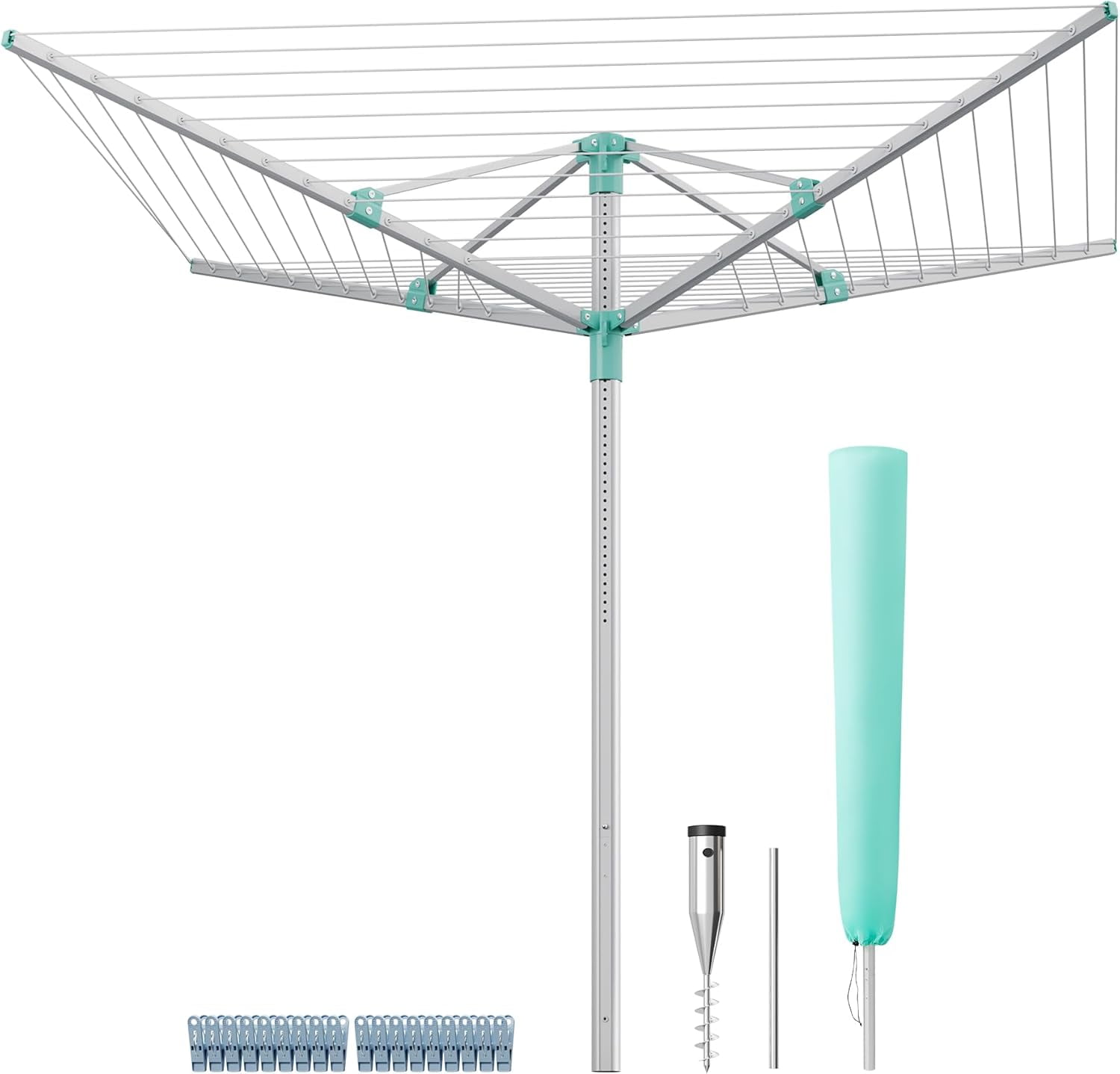 Umbrella Drying Rack, Retractable Outdoor Drying Rack, Height ...