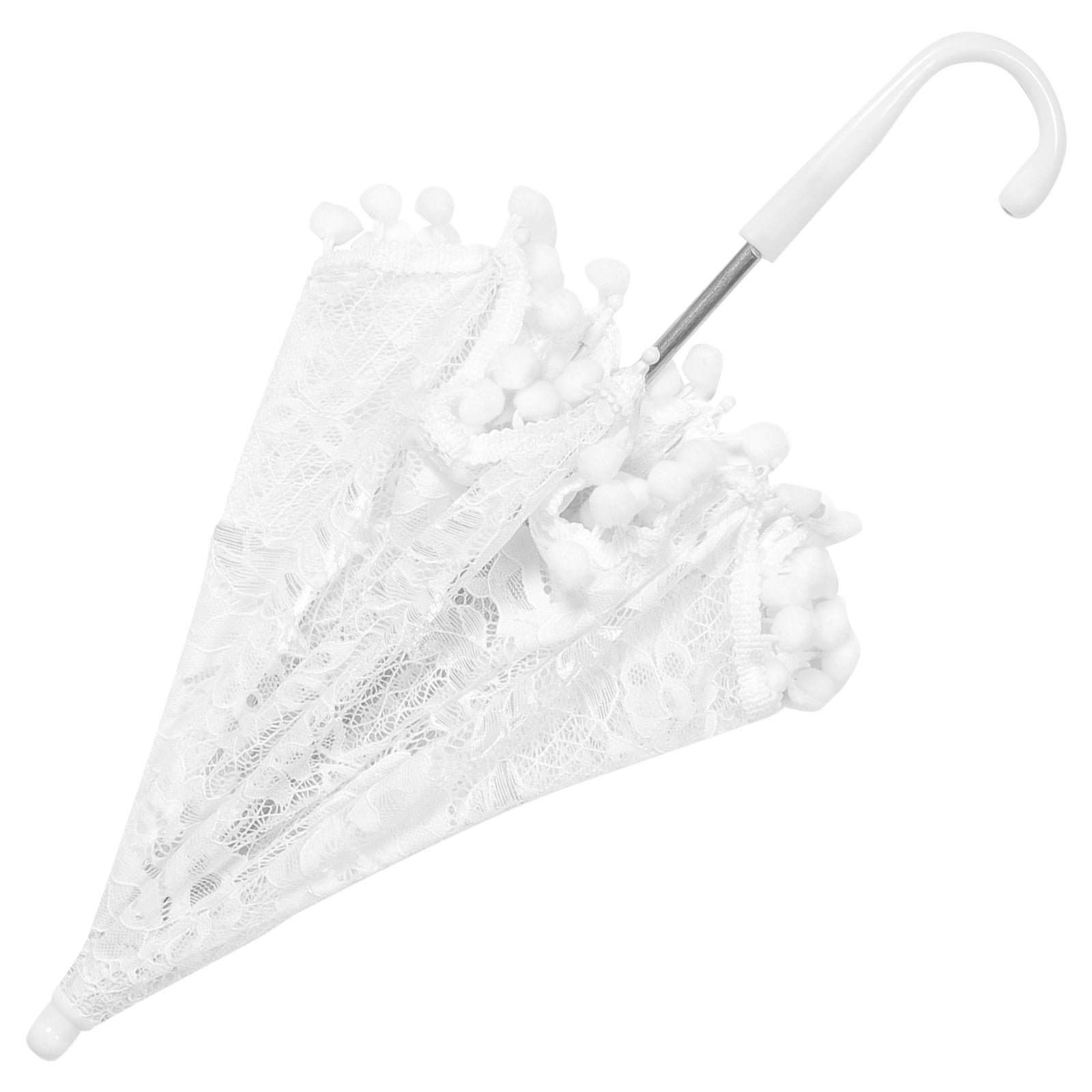 Houderco Elegant Lace Parasol For Bride Stage Performance 1Pack 19x19in ...