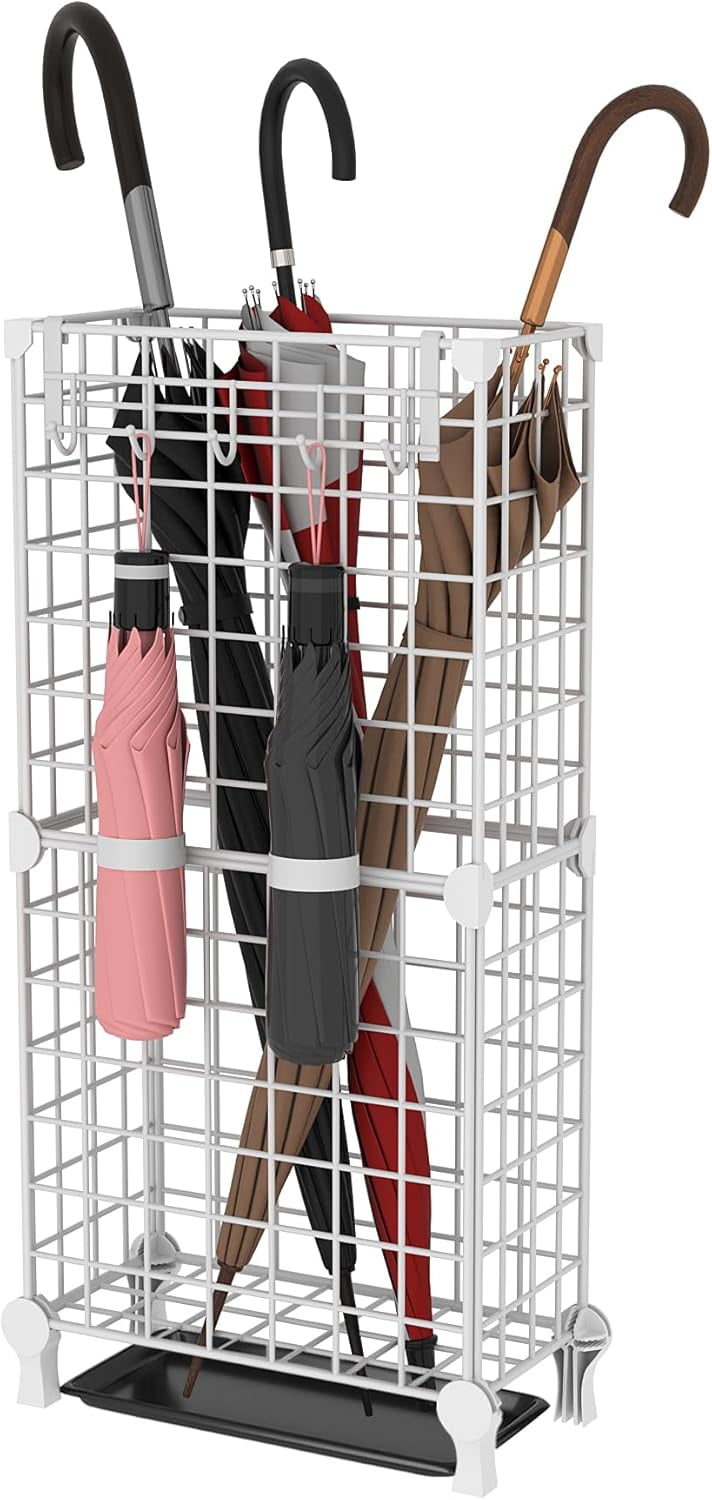 Umbrella Holder Entryway, Umbrella Stand Freestanding, Metal Square ...