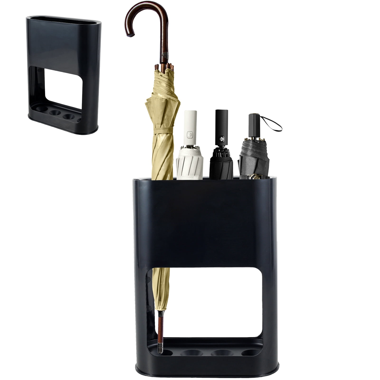 Umbrella Rack with Removable Drip Tray,Freestanding Umbrella Holder ...