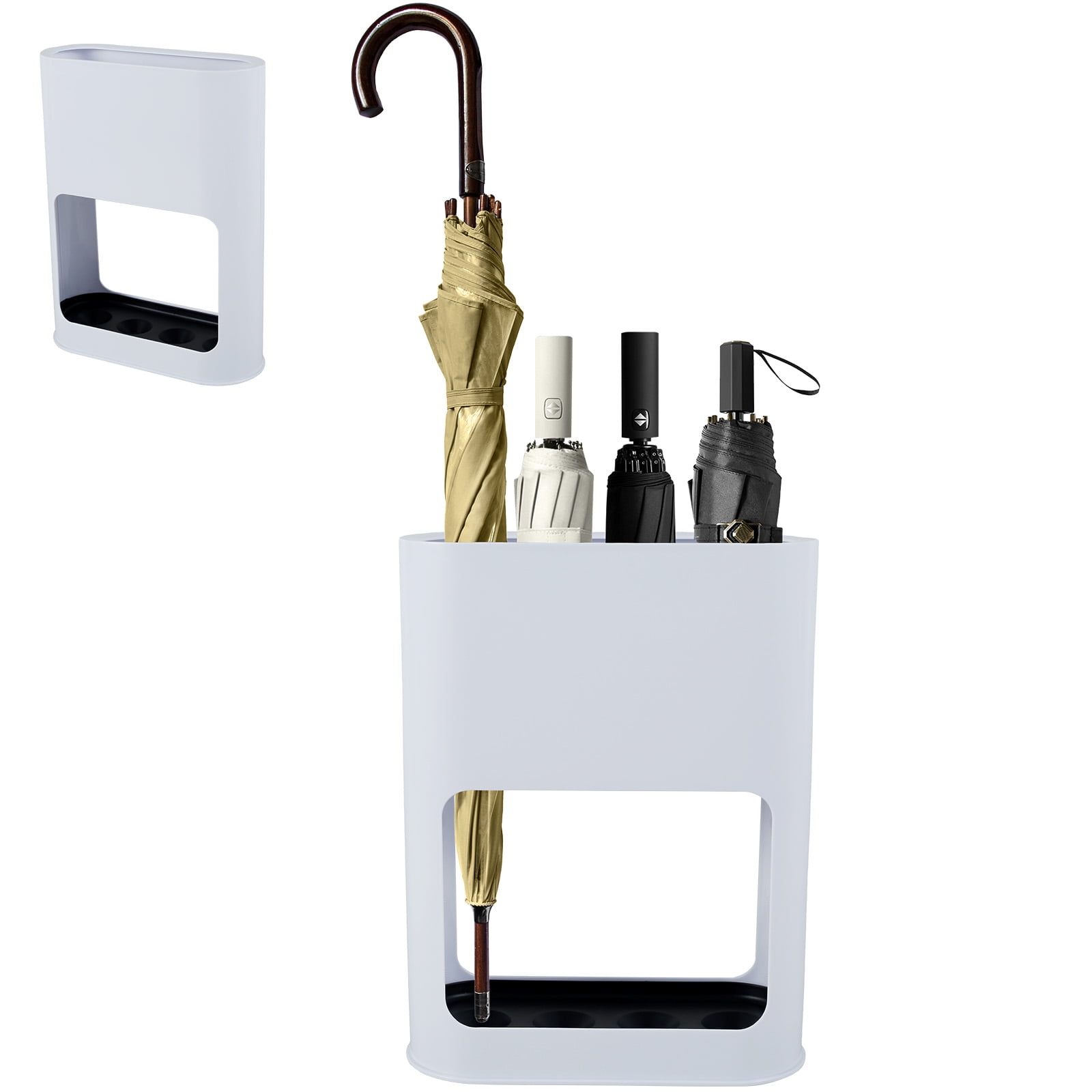 CIYAPED Umbrella Rack, Freestanding Stand with Removable Drip Tray ...