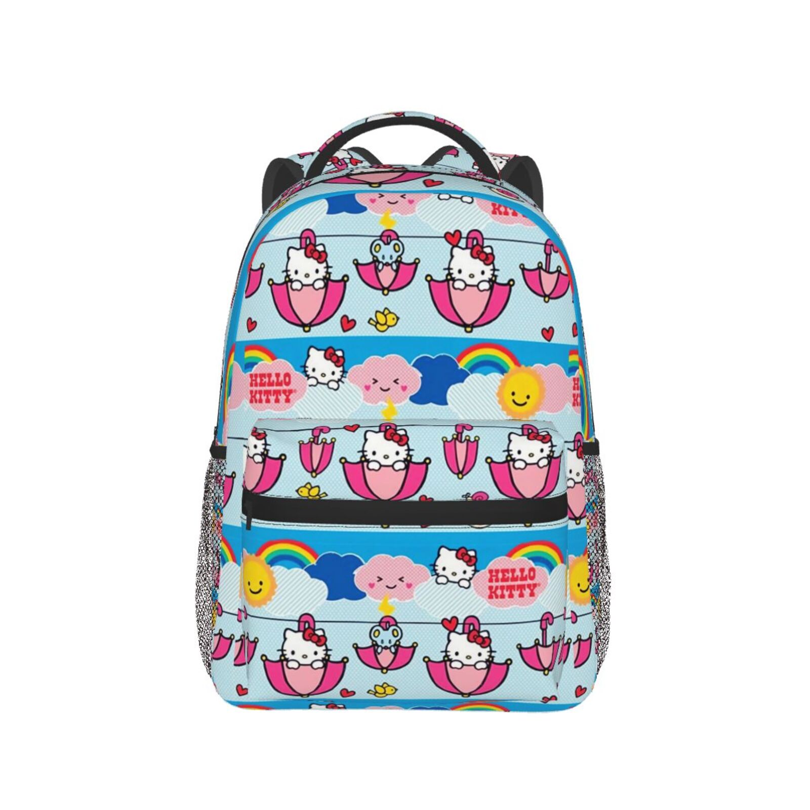 Umbrella Rainbow Hello-Kitty Travel Backpack,Carry On Backpack Personal ...