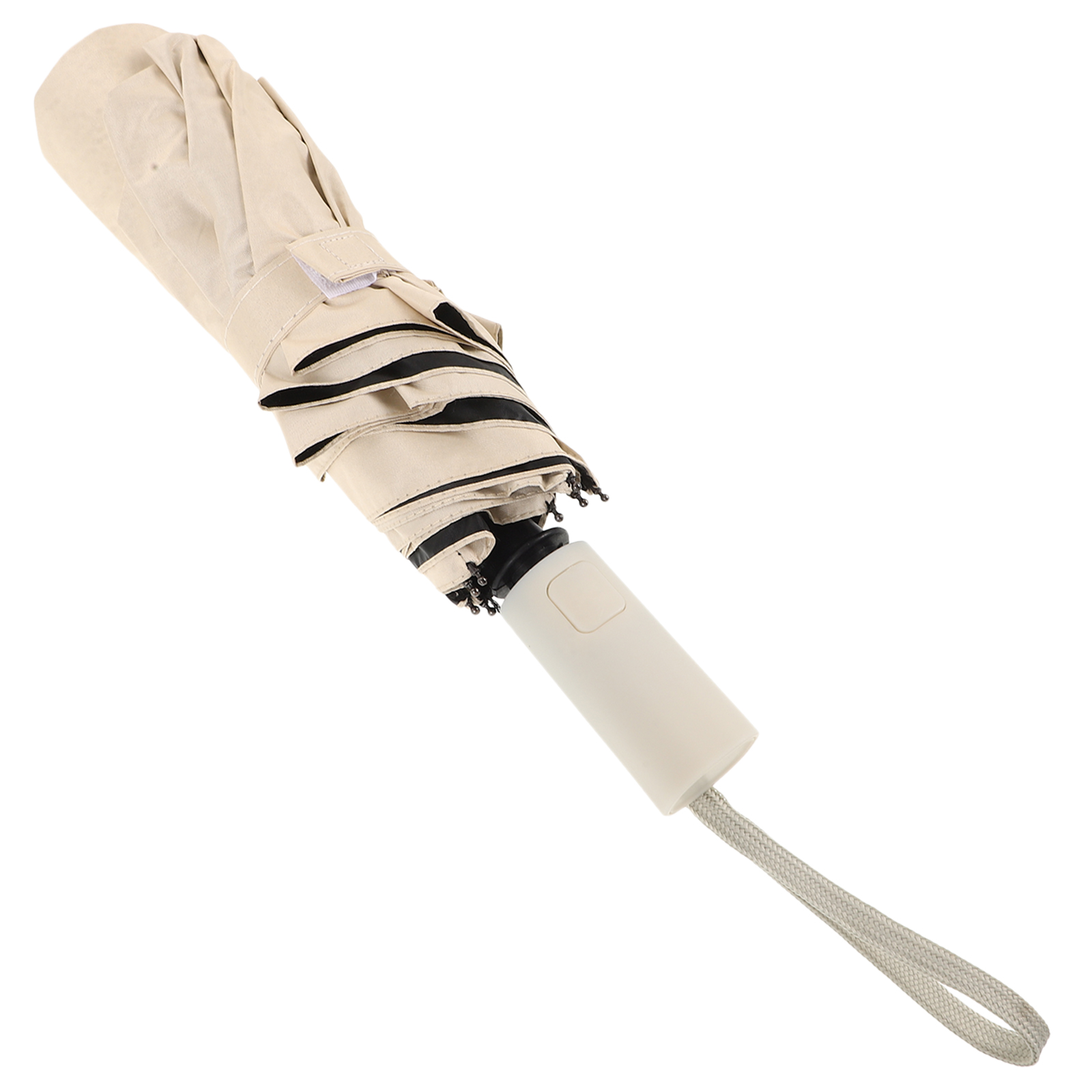 Umbrella Shade Solar Portable Sun Sturdy Rain Double Parasol Cloth ...