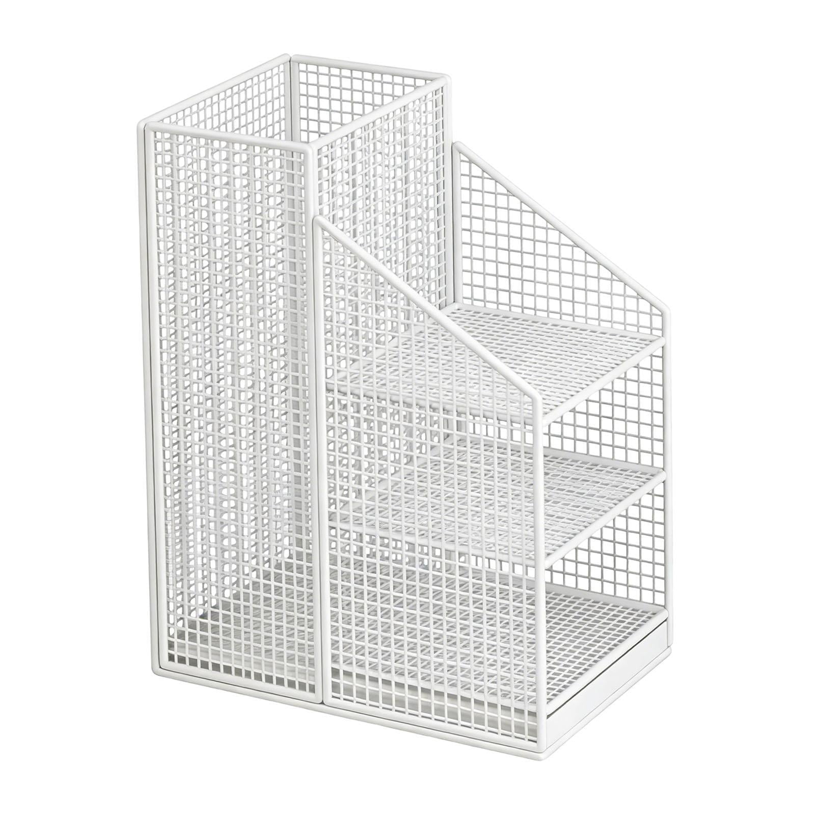 Umbrella Stand Cane Organizer Rack Iron Construction Space Saving Drip ...