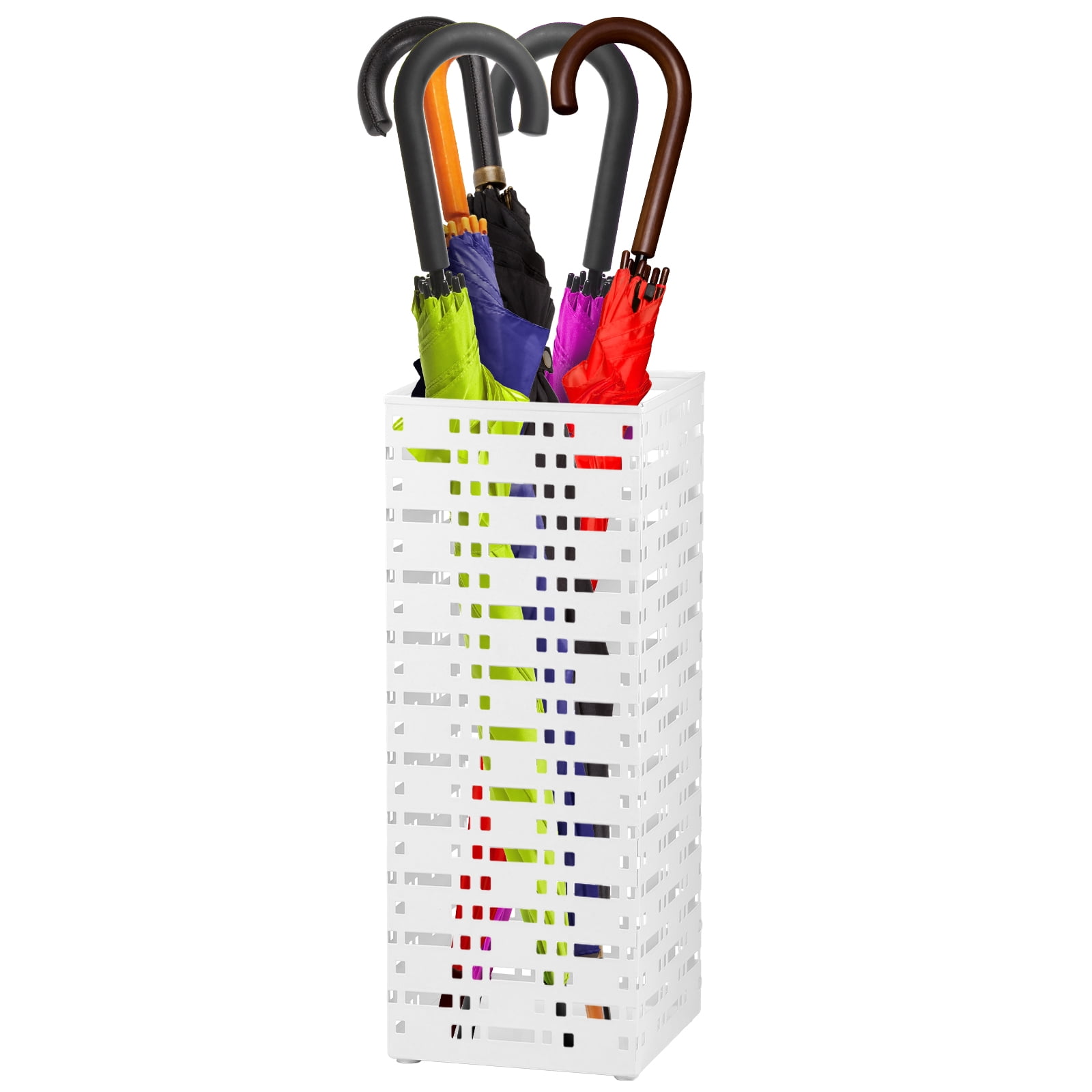 Umbrella Stand Umbrella Holder for Entryway Metal Square Umbrella Rack ...