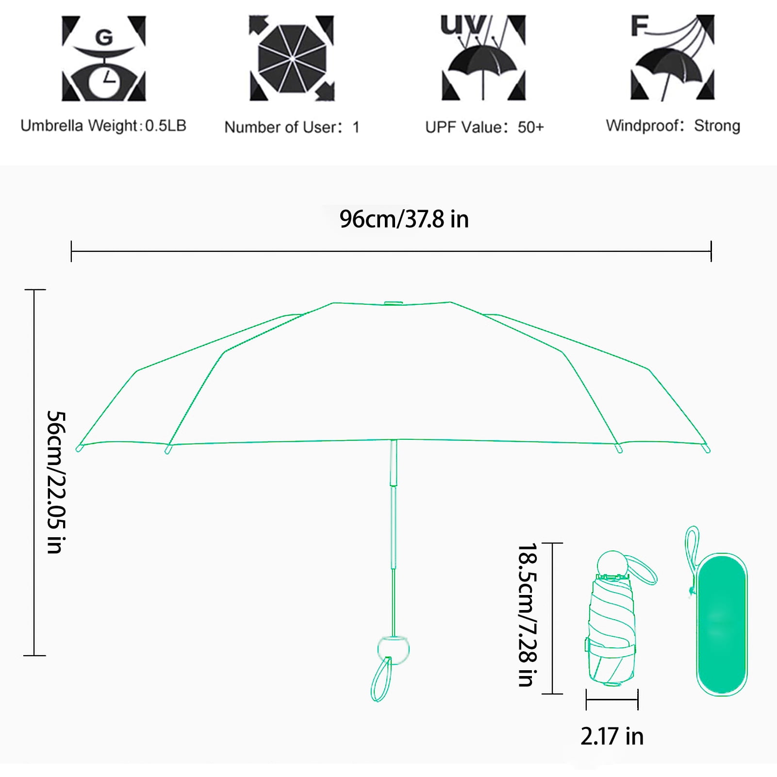 Umbrella,Sun Umbrella Rain Dual Purpose Dual Purpose And Purpose And ...