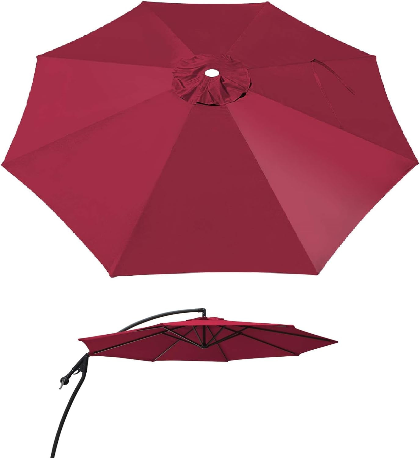 Umbrella Top Cover Canopy Patio Replacement Canopy Outdoor (Canopy Only ...