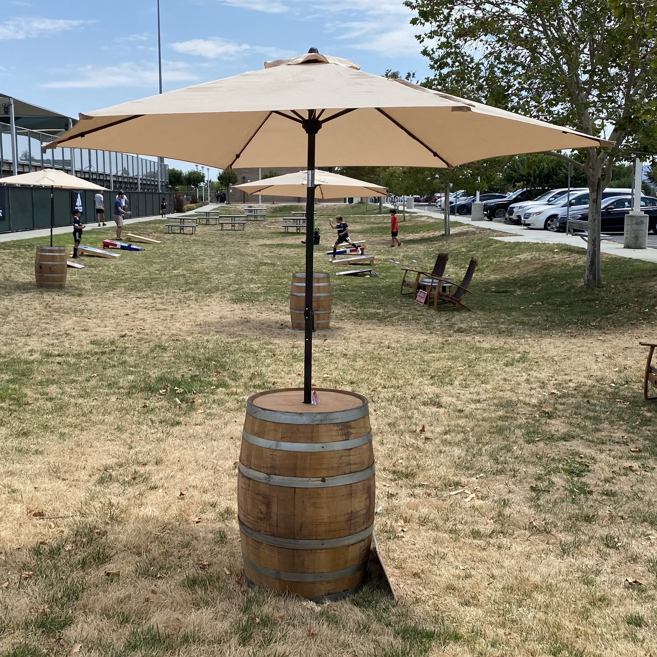 Umbrella Wine Barrel - Walmart.com