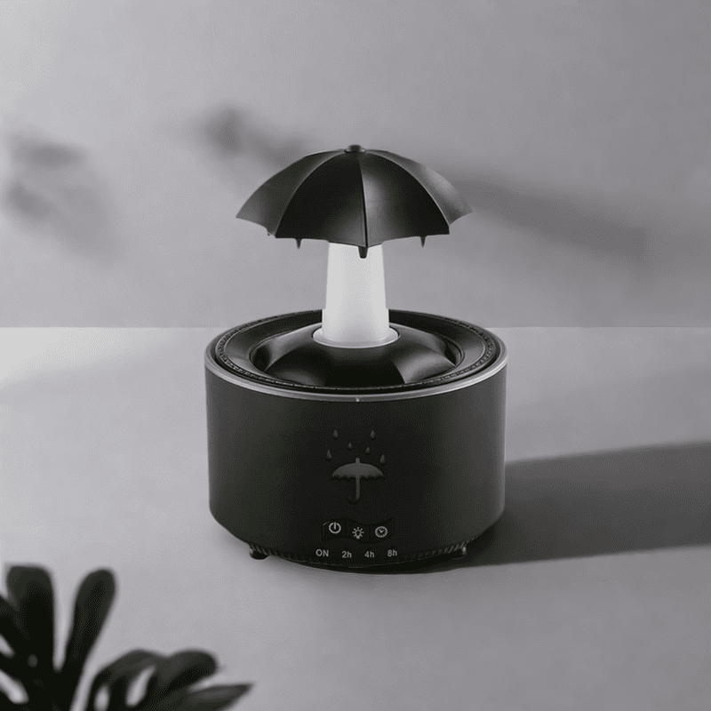 Umbrella humidifier with Essential Oil Diffuser, 7-Color LED Lights, 4 ...
