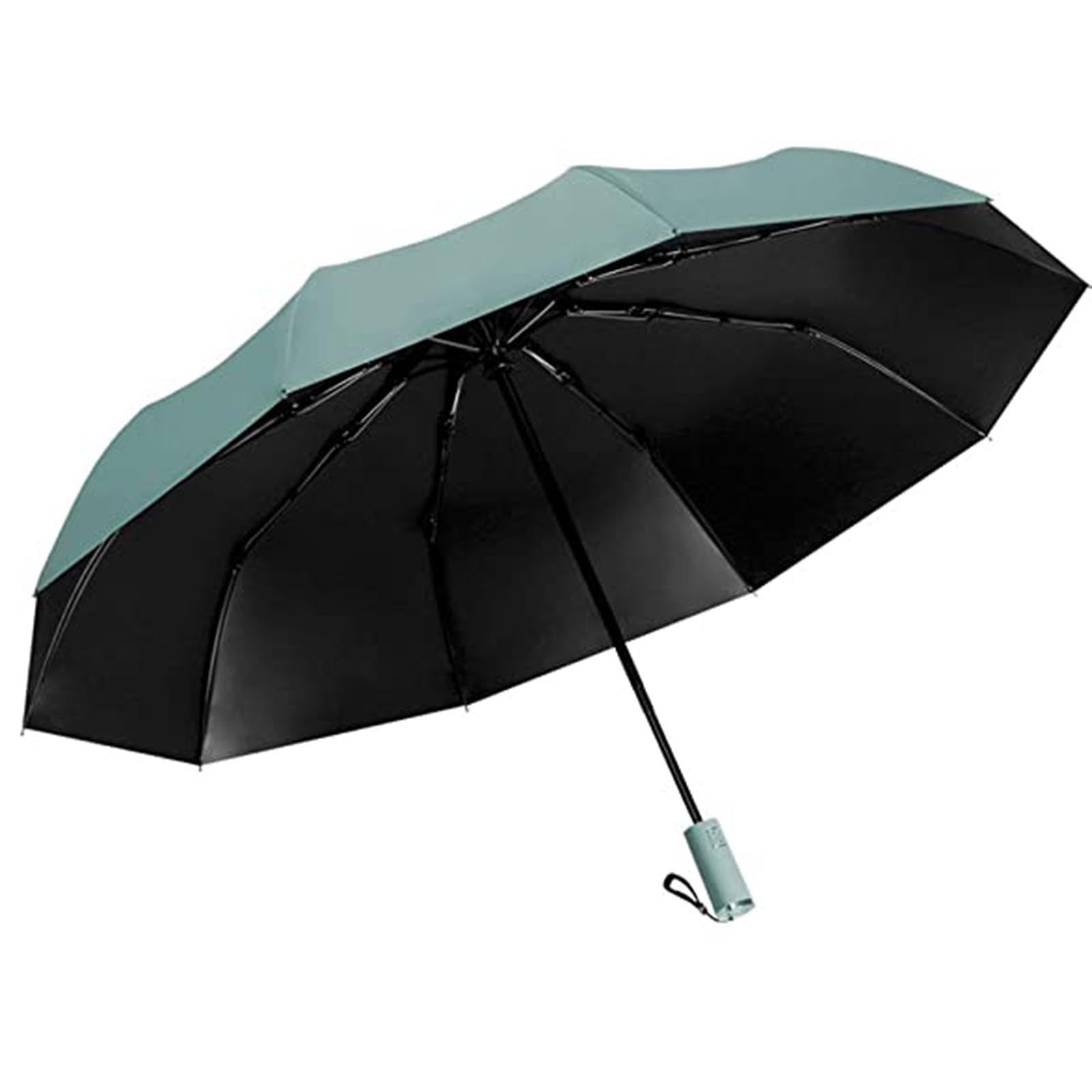 Umbrellas for Rain Stormproof Umbrella Nylon Pocket Umbrella With ...