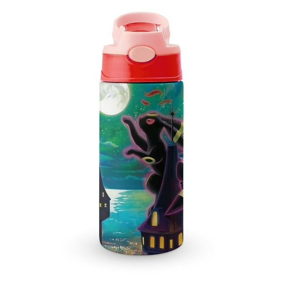 Umbreon Insulated Stainless Steel Water Bottle with Straw Vacuum ...
