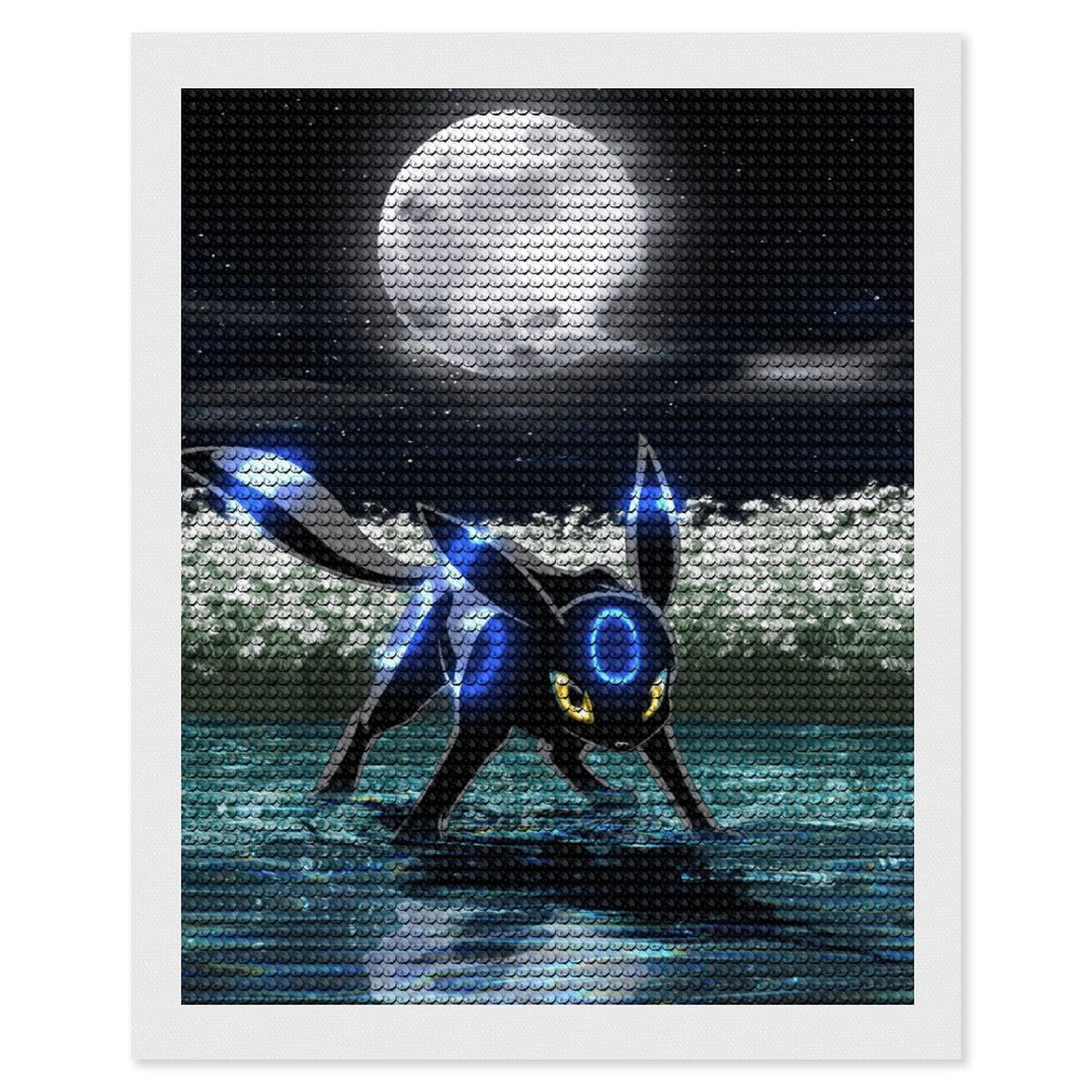 Umbreon Midnight Canvas Picture Paintings Prints Wall Hang Diamond ...