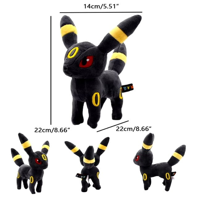 Anime World Umbreon Plush Standing Pose Yellow 7 in - Walmart.com