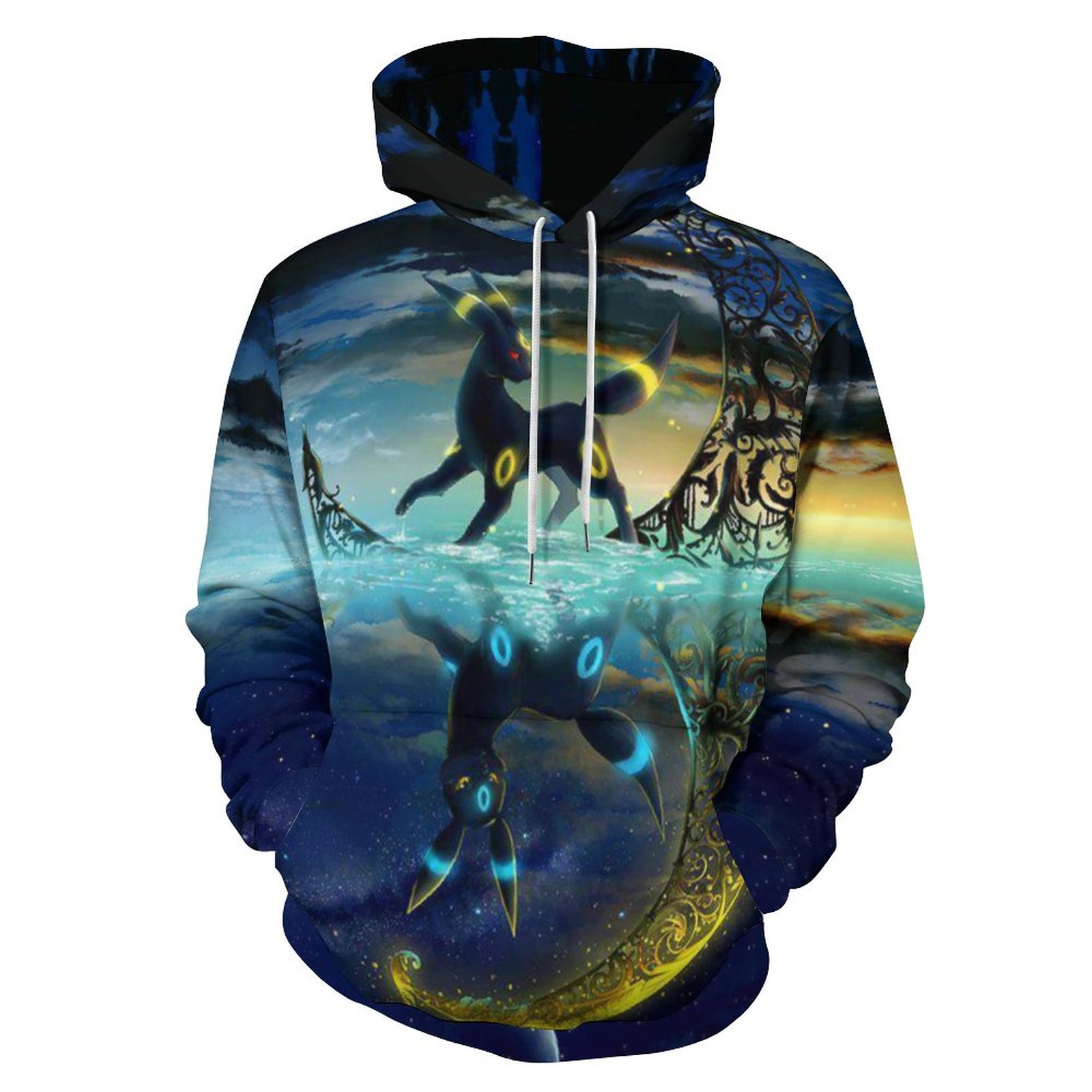 Umbreon Shiny Teen Adult Hoodie Sweatshirt Loose Hooded Pullover ...
