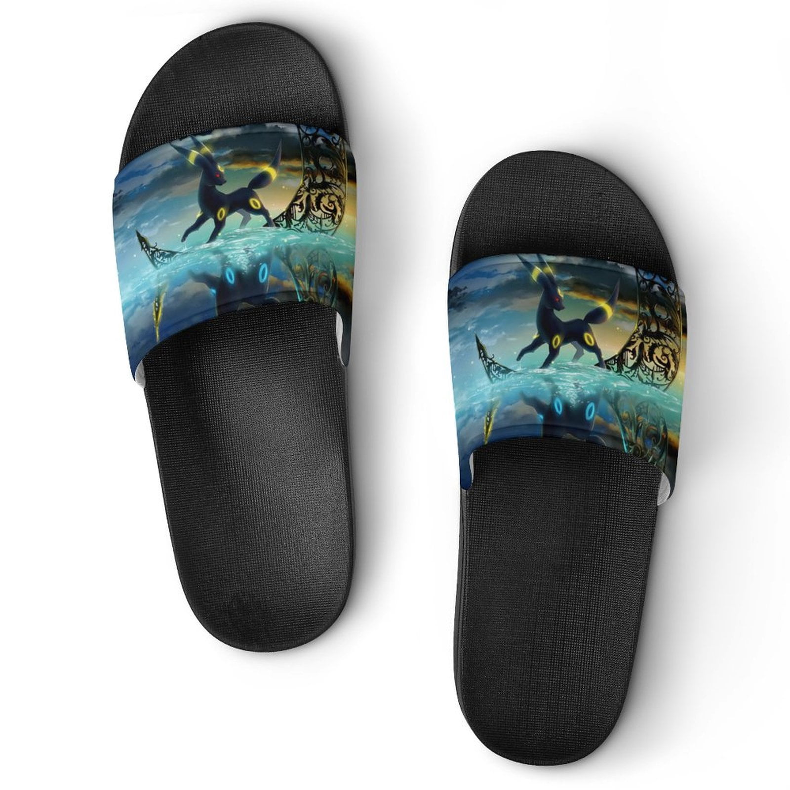 Umbreon Y Umbreon Shiny Beach Sandals for Men and Women,Summer Novelty ...