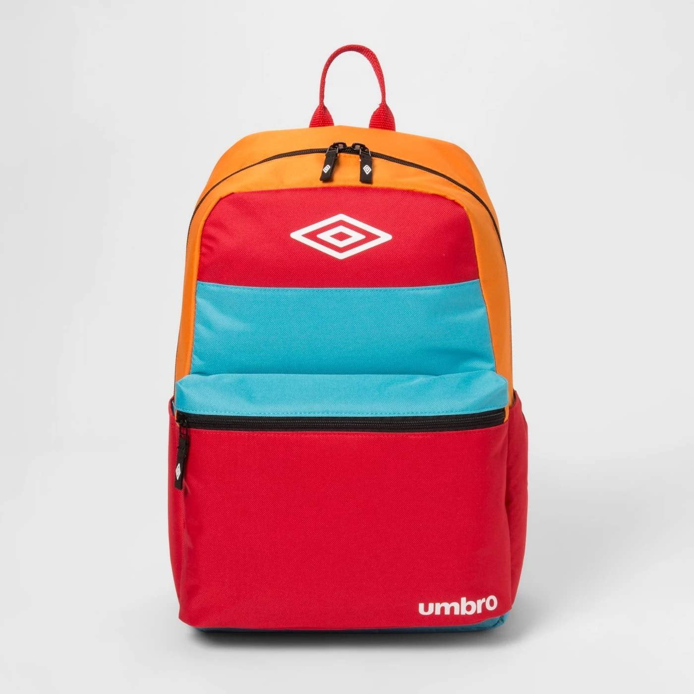 Umbro 18" Colorblock Backpack - Red/Blue/Orange - Walmart.com