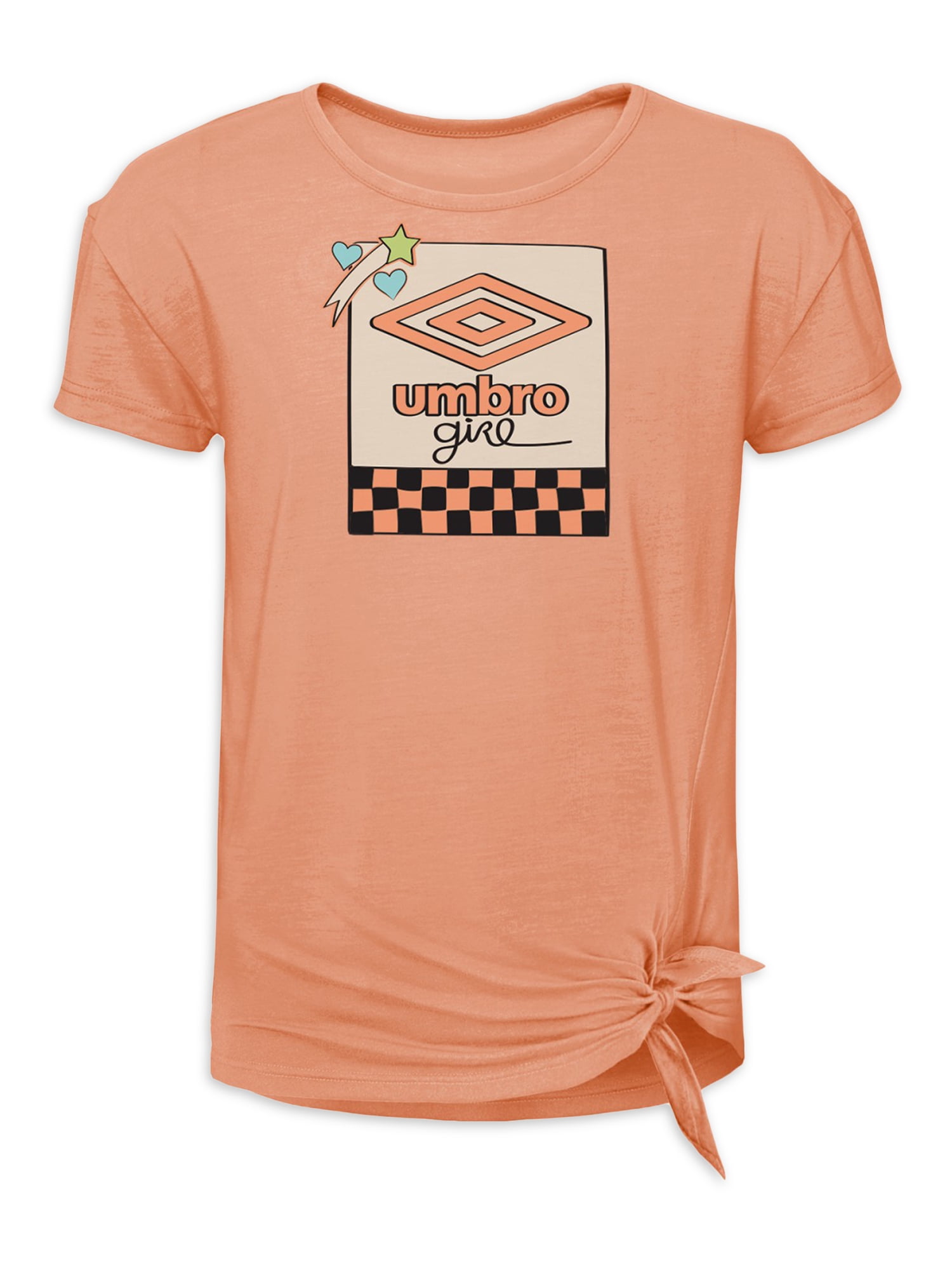 Umbro Girls Side Tie Tee, Sizes 4-18 - Walmart.com