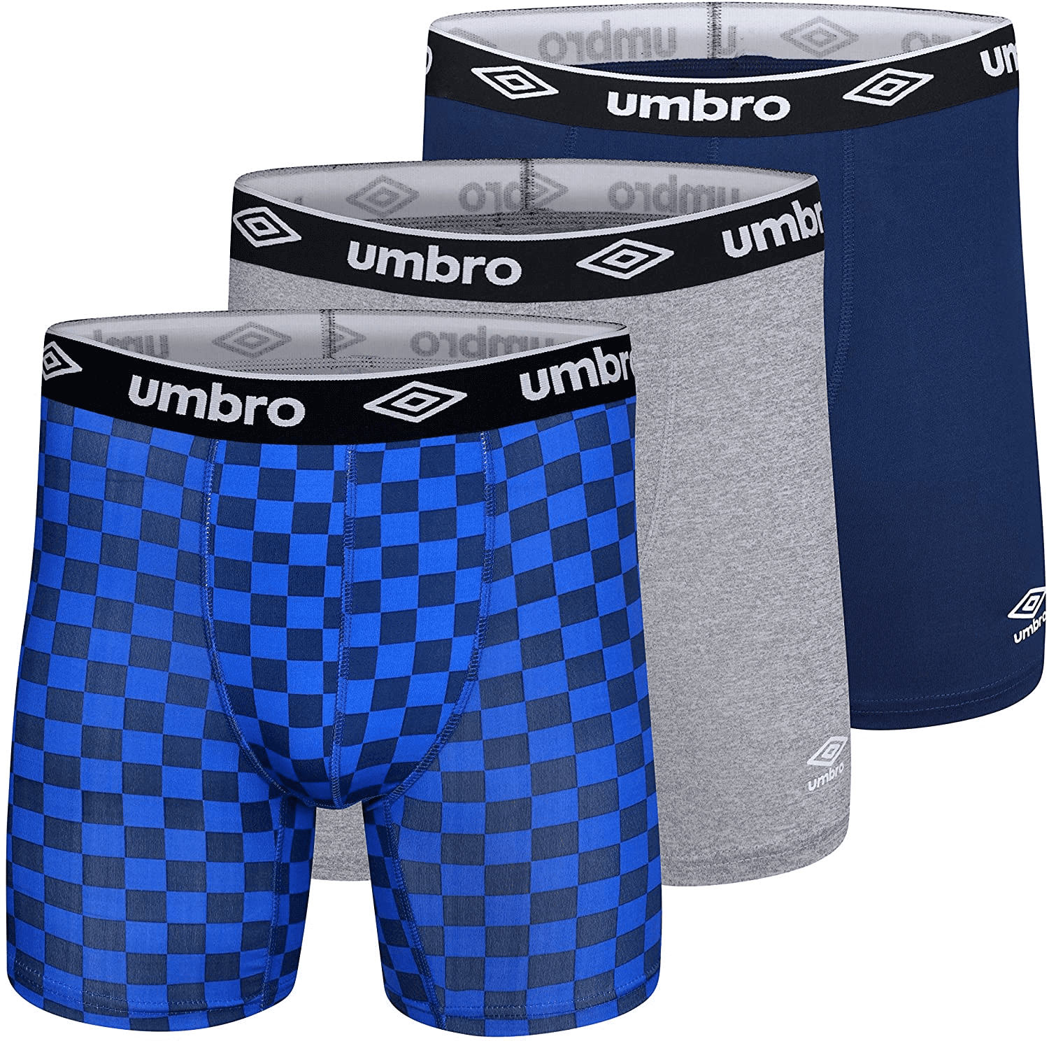 Umbro Men's 3 Pack Performance Boxer Brief - Walmart.com