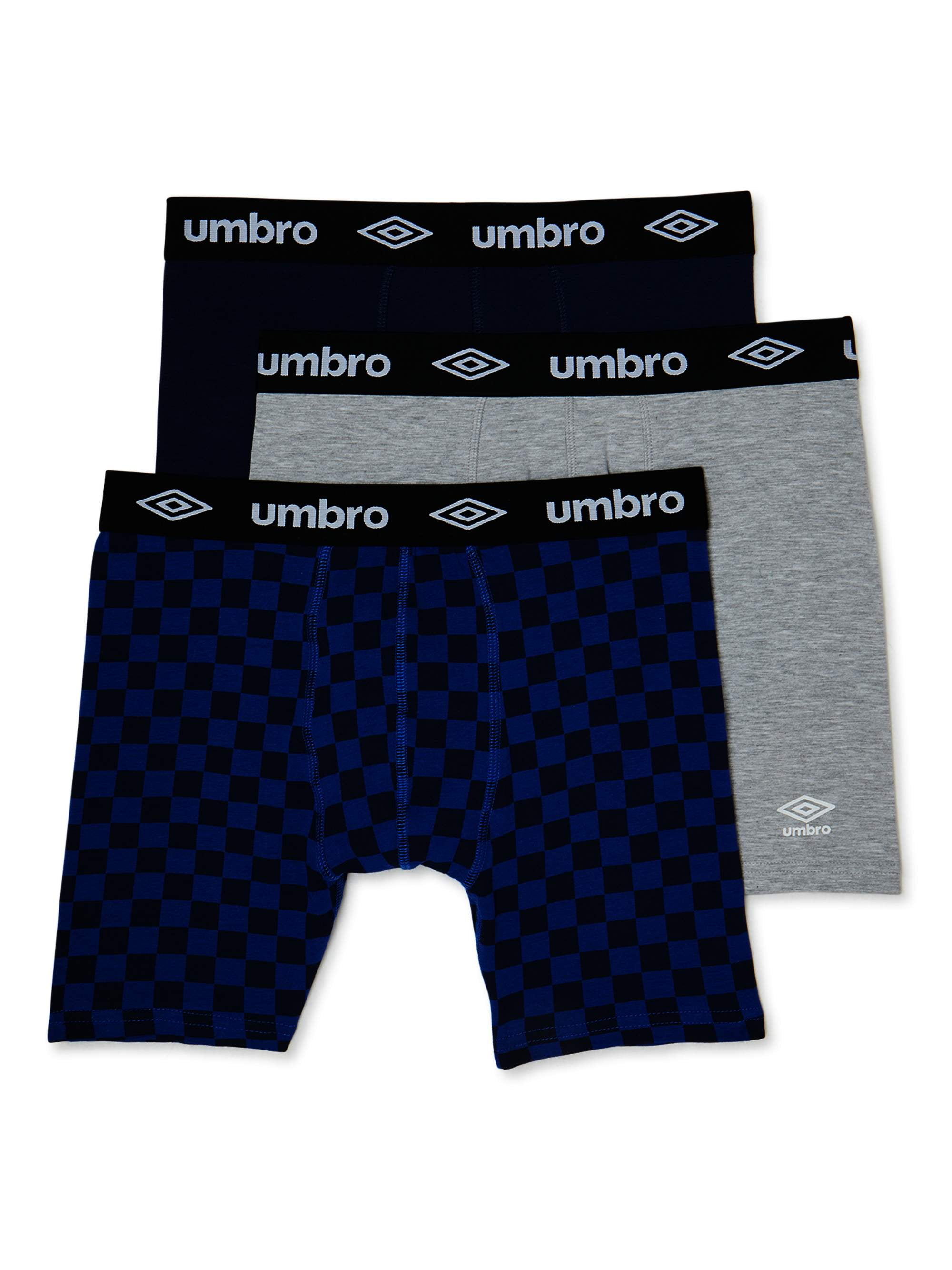 Umbro Men's 3PK Cotton Stretch Boxer Brief - Walmart.com