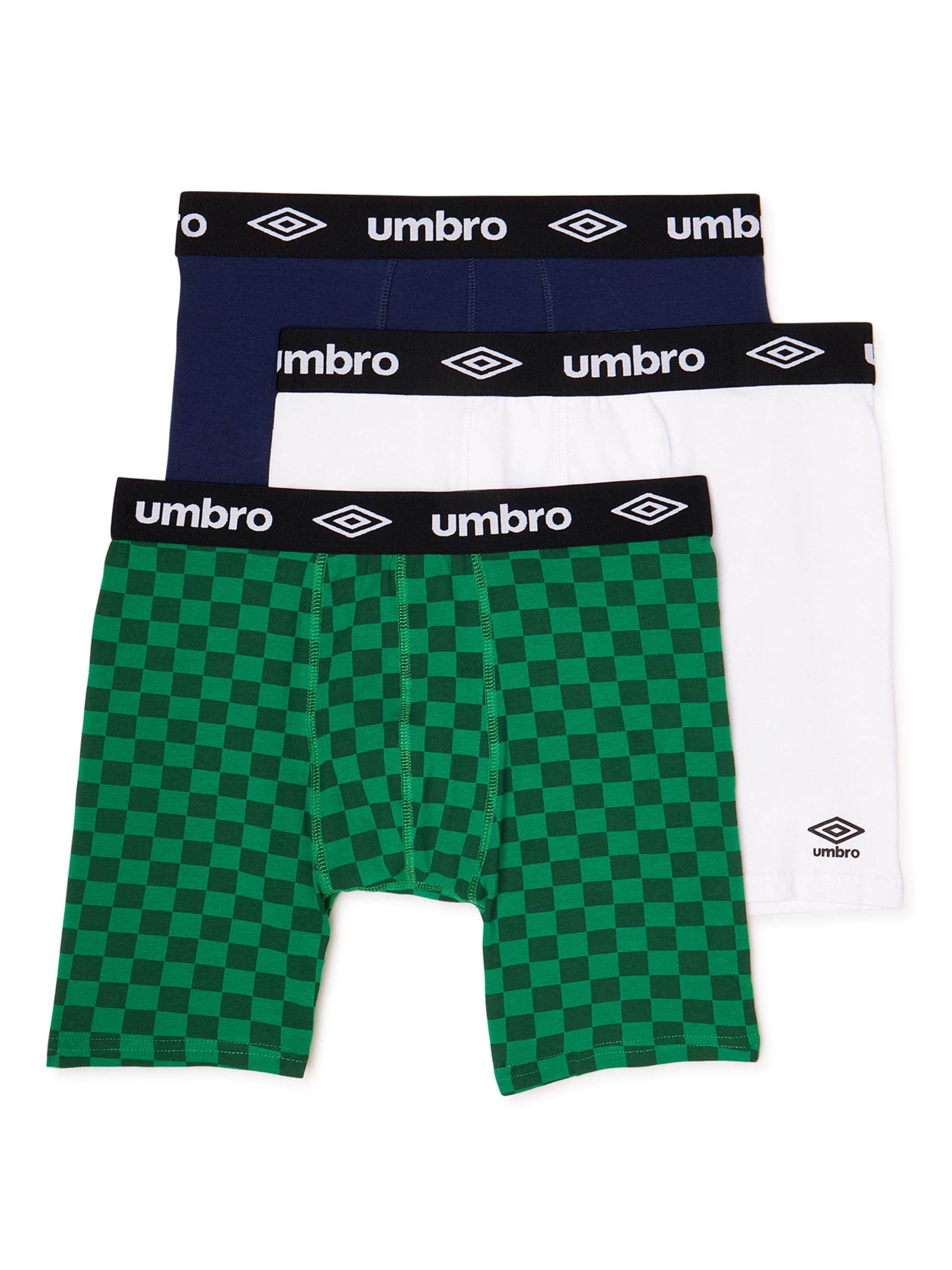 Umbro Men's 3PK Cotton Stretch Boxer Brief - Walmart.com