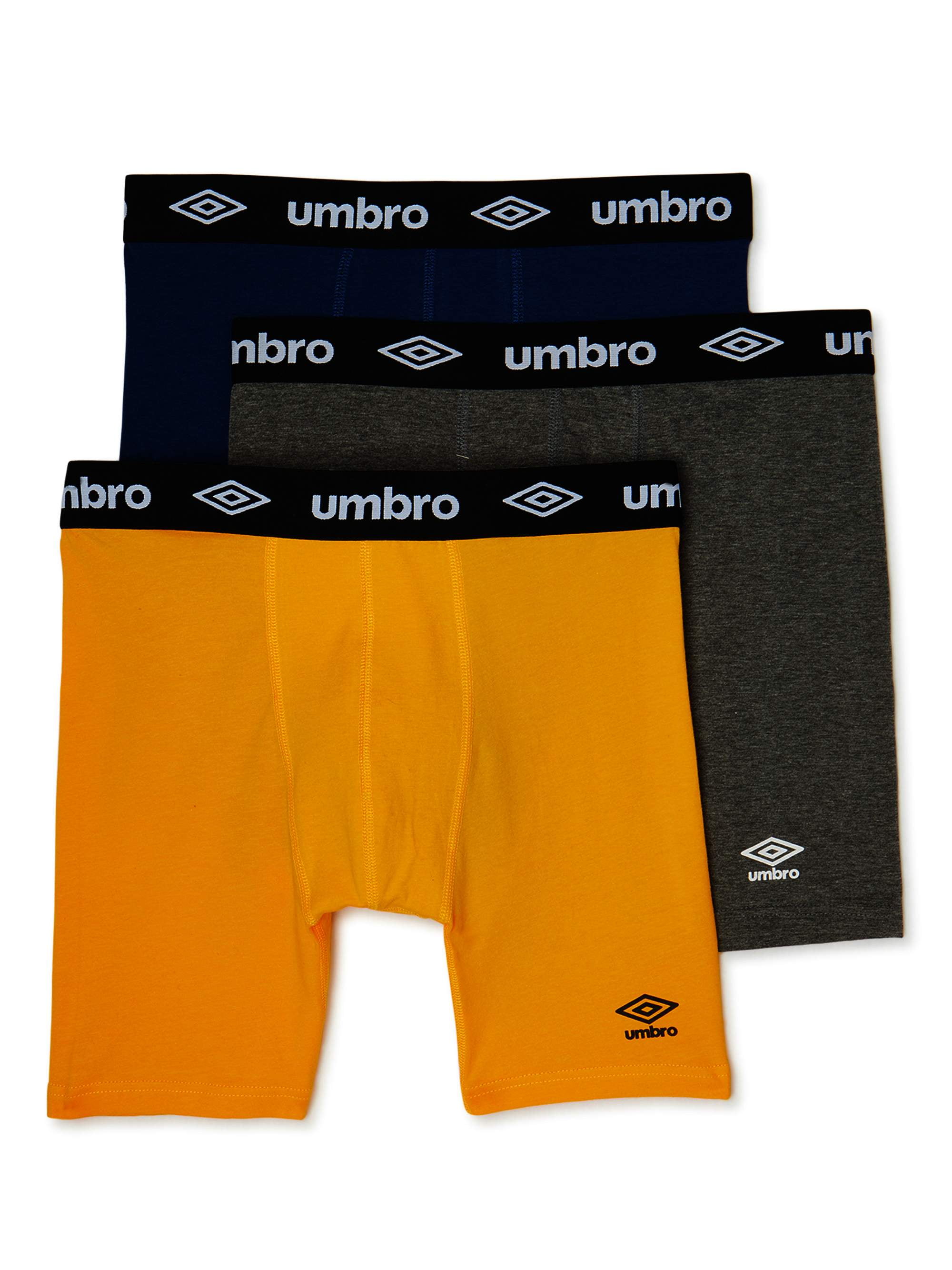 Umbro Men's 3PK Cotton Stretch Boxer Brief - Walmart.com