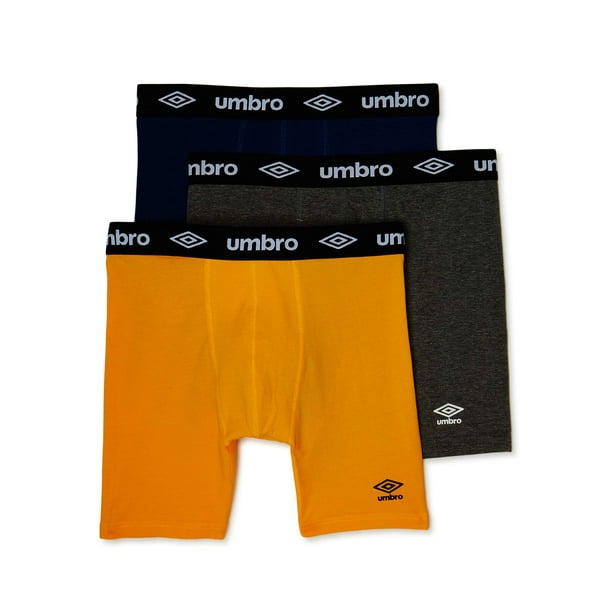 Umbro Men's 3PK Cotton Stretch Boxer Brief - Walmart.com