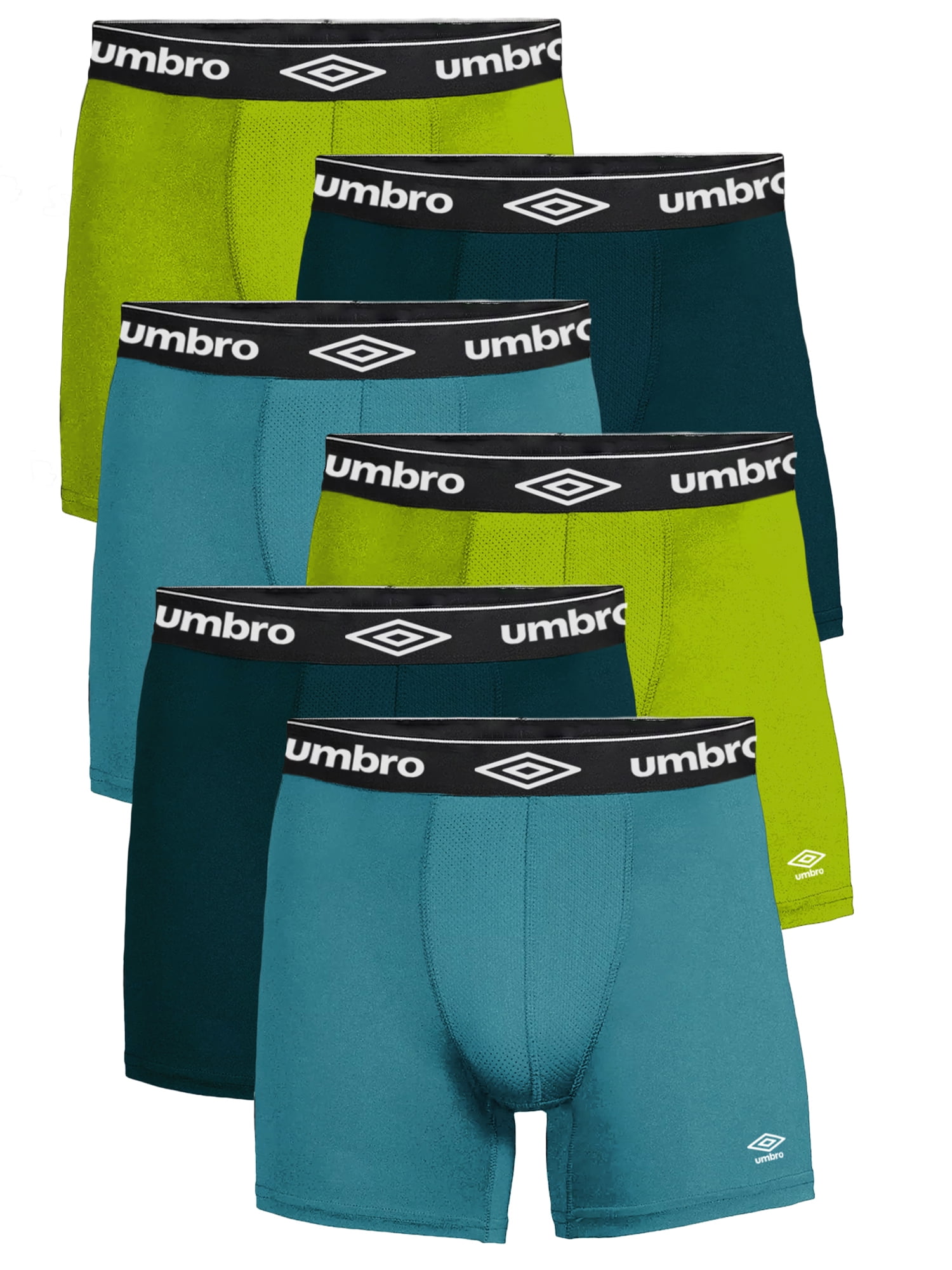 Umbro men's Boxer Briefs - Performance - 6-Pack - Walmart.com