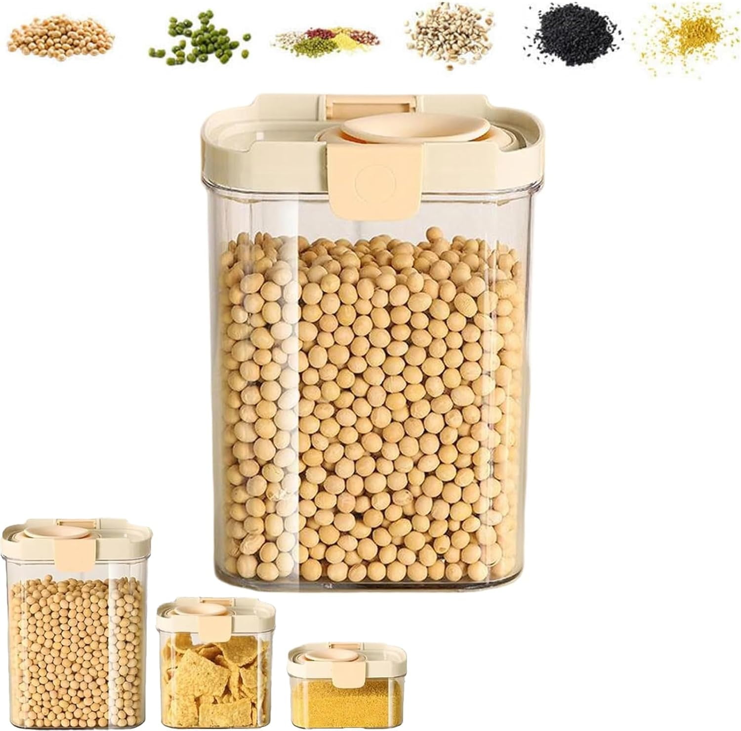 Umckit Push Type Sealed Storage Jar, Push Type Sealed Storage Container ...