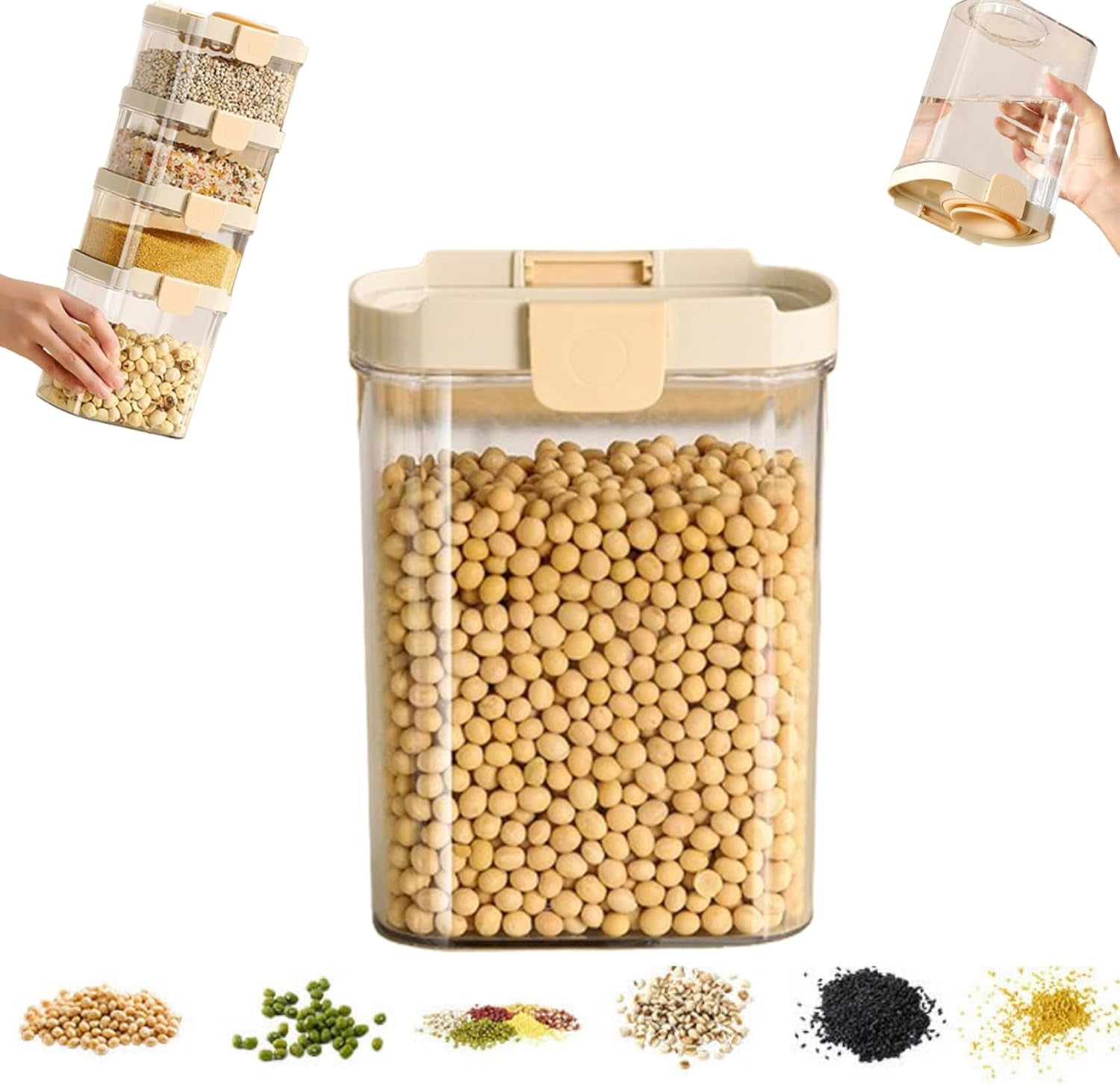 Umckit Push Type Sealed Storage Jar, Umckit Push Type Sealed Storage ...