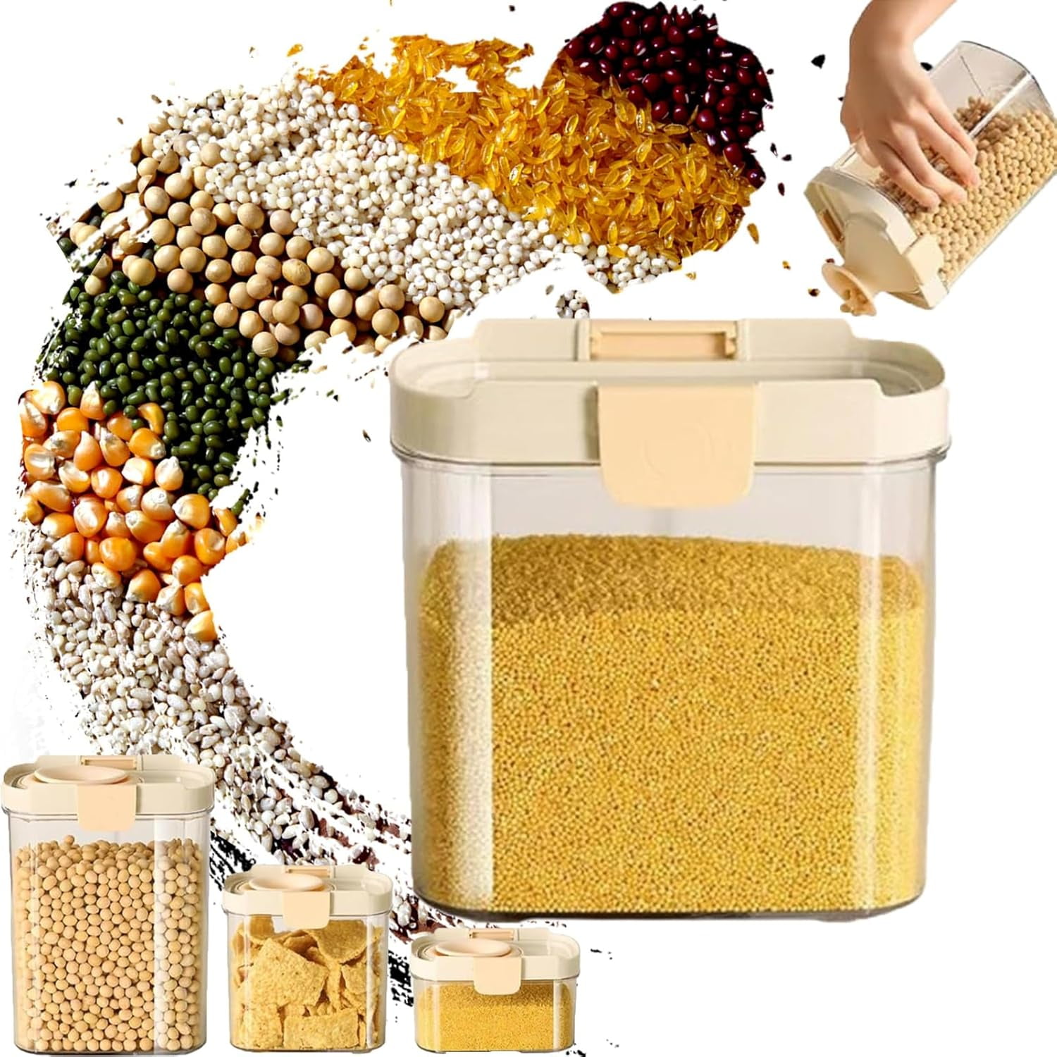 Umckit Push Type Sealed Storage Jar, Umckit Push Type Sealed Storage ...