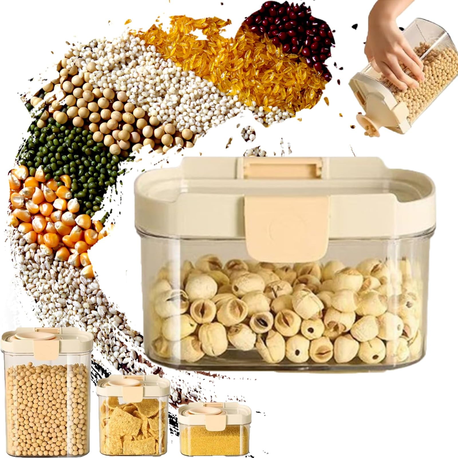 Umckit Push Type Sealed Storage Jar, Umckit Push Type Sealed Storage ...